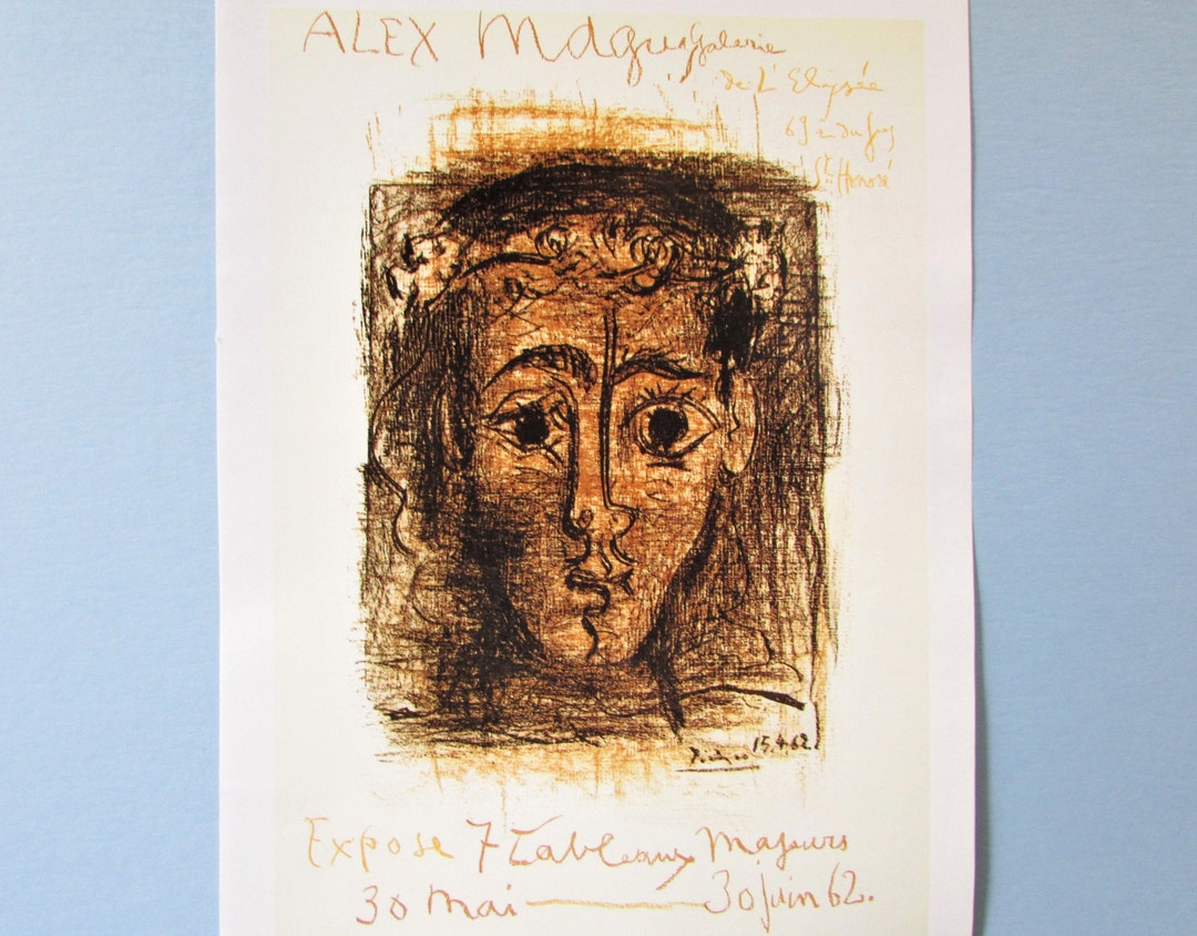 Pablo Picasso Alex Maguy Poster Art Print/ Large Galerie De - Etsy