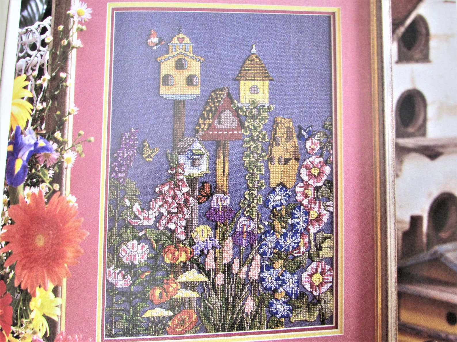 Flower Garden Birdhouses Cross Stitch Pattern/ Cross Stitch - Etsy