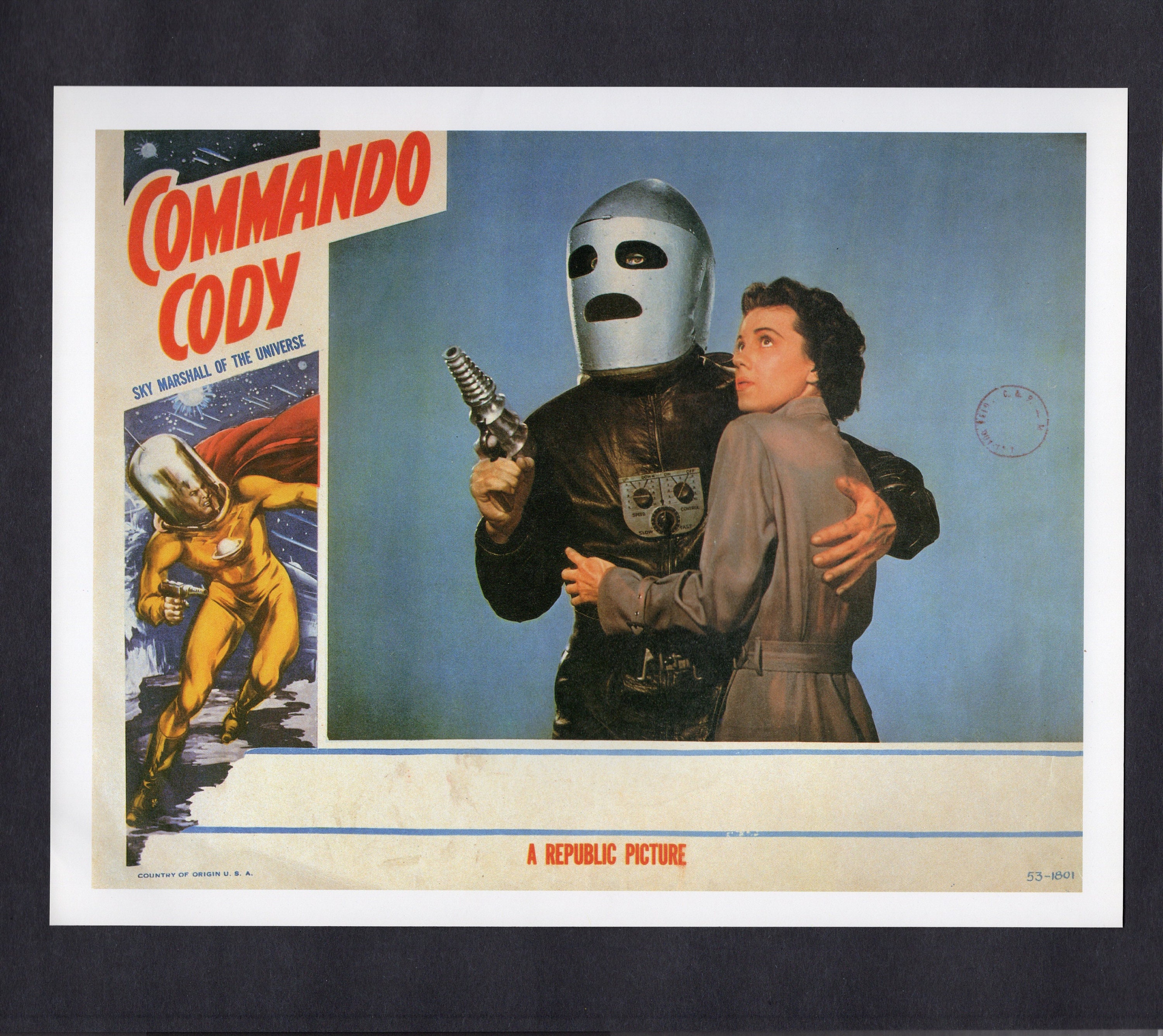 Commando Cody Sci Fi TV Series Poster/ Sky Marshall of the Universe ...