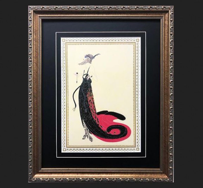 Erte Martha Opera Art Print/ Costume for Ganna Walska 1926, Chicago ...
