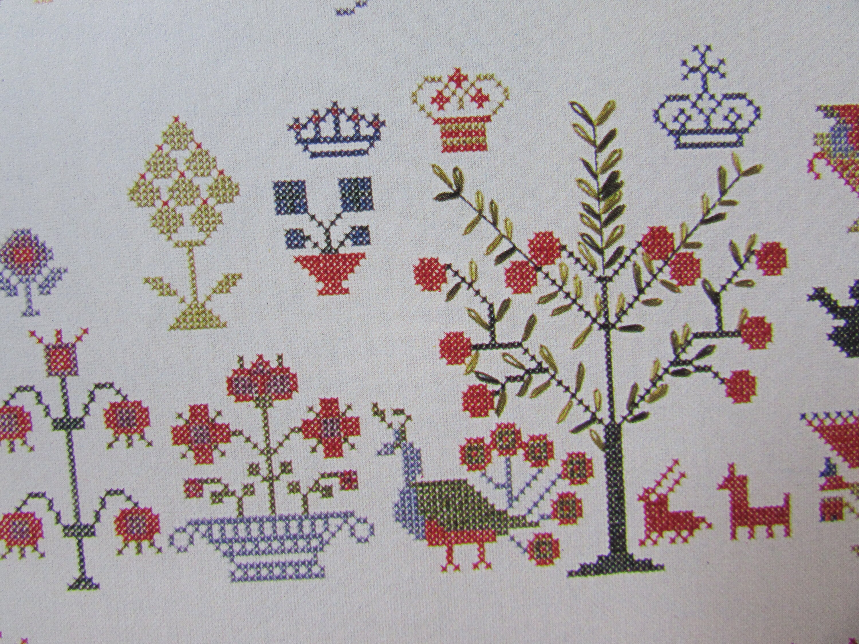 Antique Traditional Cross Stitch Sampler Pattern/ Old - Etsy