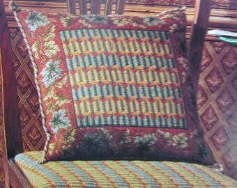 Cross Stitch Foot Stool - Etsy