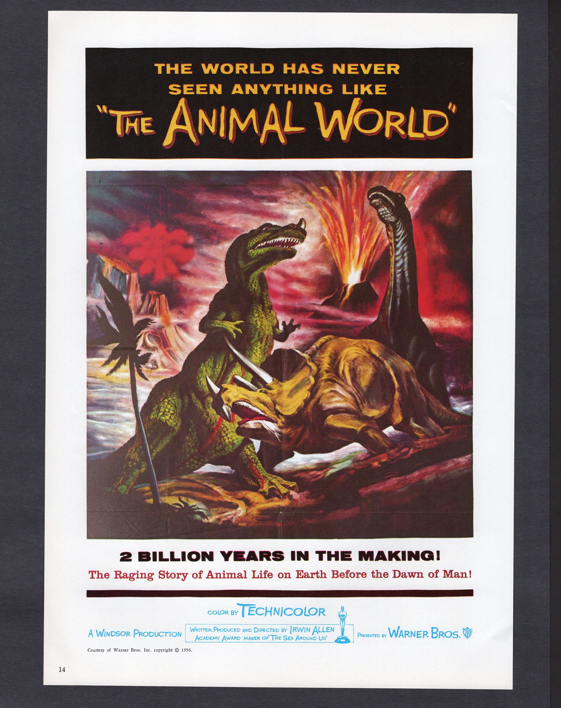 Invaders From Mars Sci Fi Movie Poster/ Alien Monster Film & the Animal ...