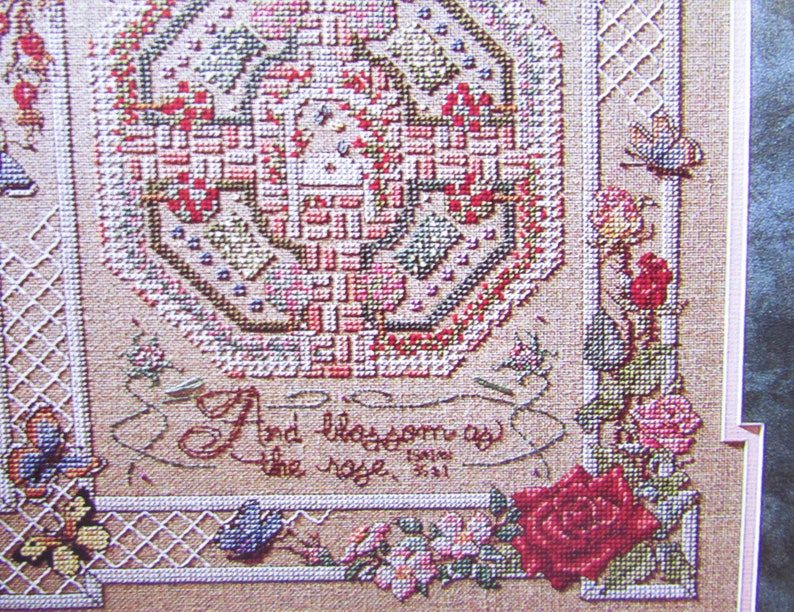 Rose Garden Sampler Cross Stitch Pattern/ Flower Garden With - Etsy