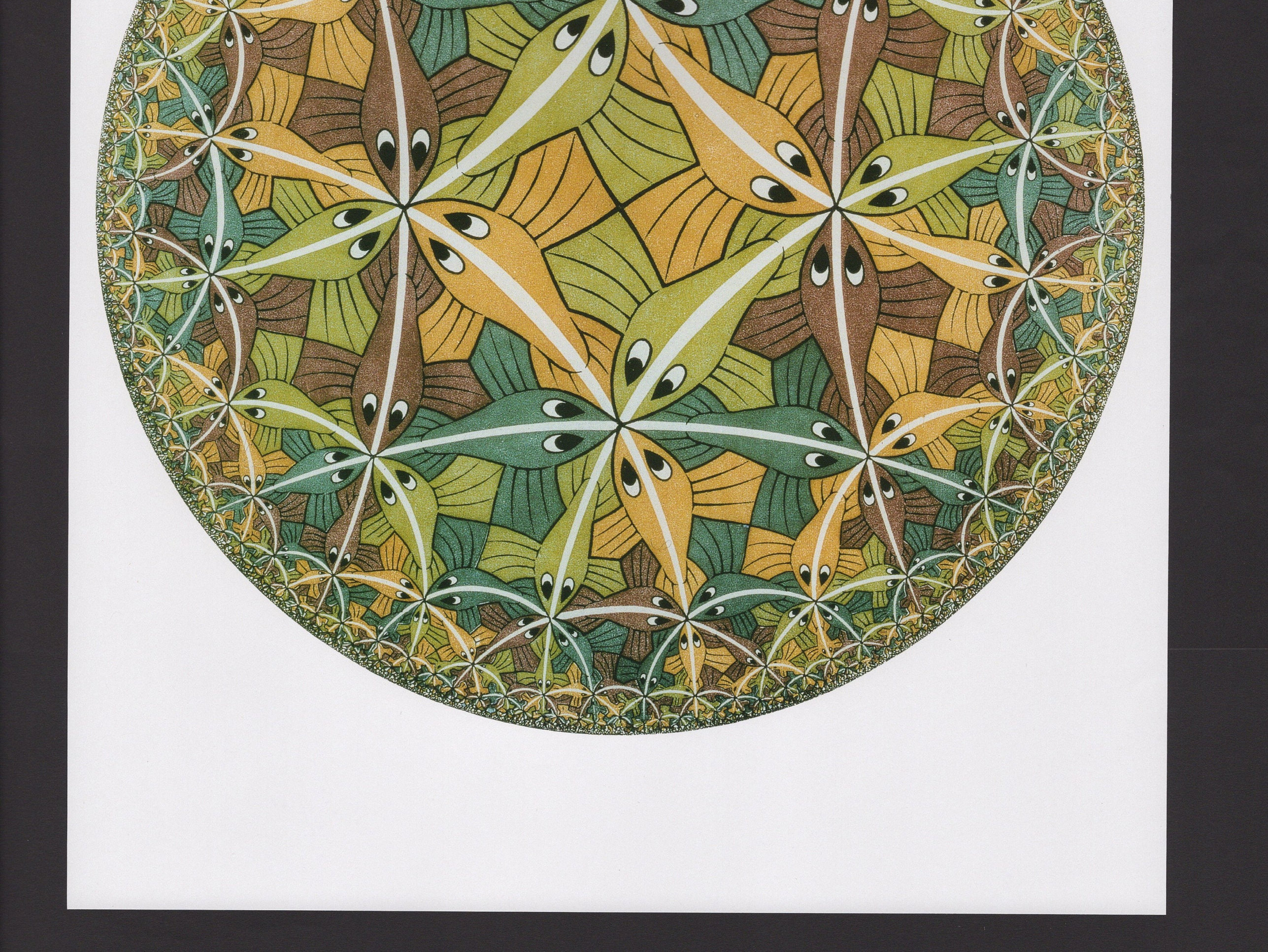 MC Escher Circle Limit III Art Print/ Modern Relativity, Optical ...