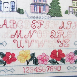 Christian Church Cross Stitch Sampler Pattern/ Joshua Bible Verse With ...