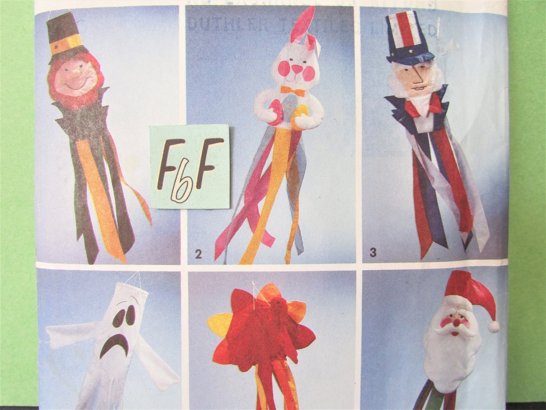 Holiday Windsock Independence Halloween Sewing Pattern/ - Etsy