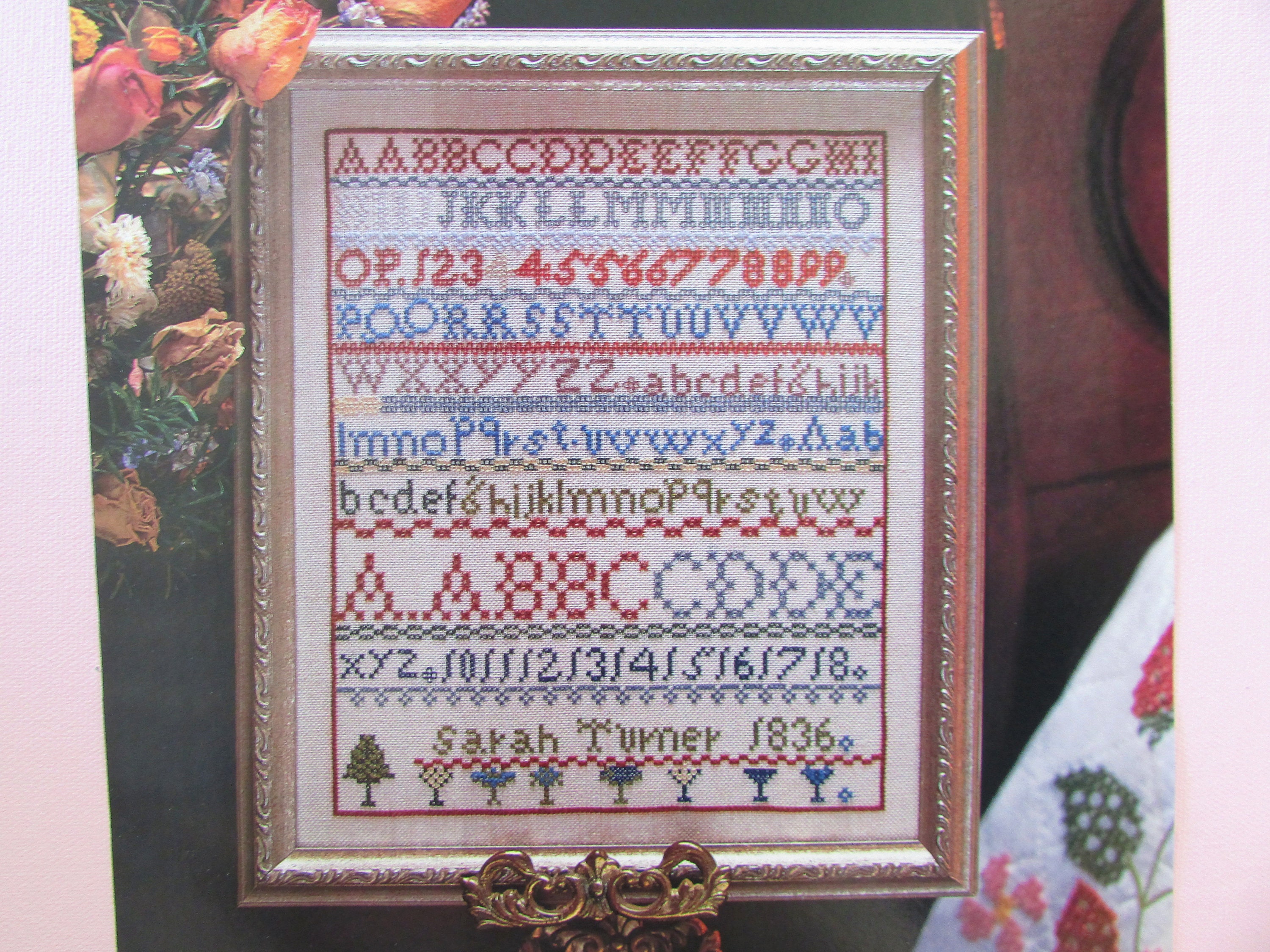Antique Alphabet & Numbers Cross Stitch Sampler Pattern/ - Etsy