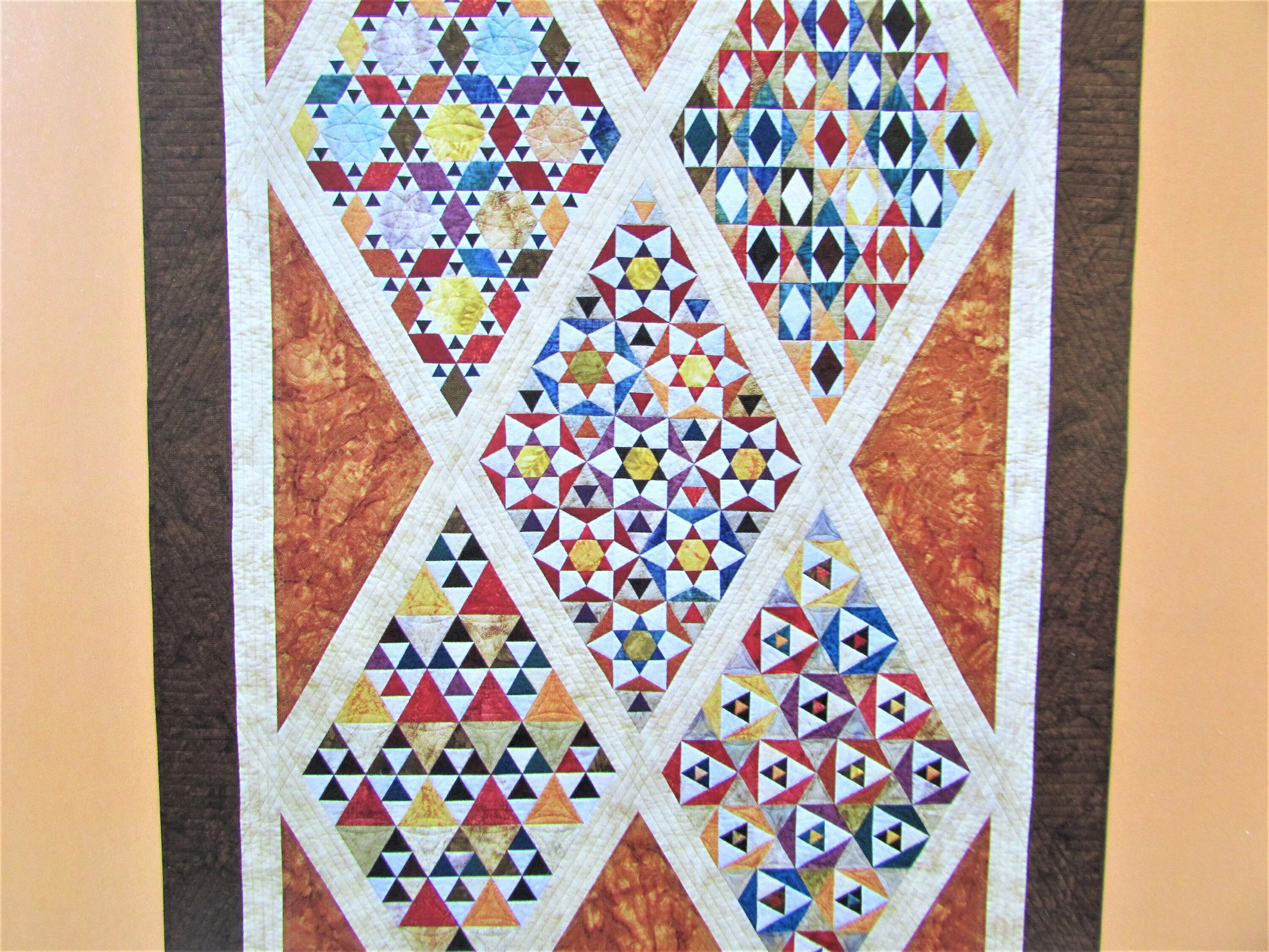 Italian Pieced Quilt Pattern/ Diamante Delight Sampler pieced | Etsy