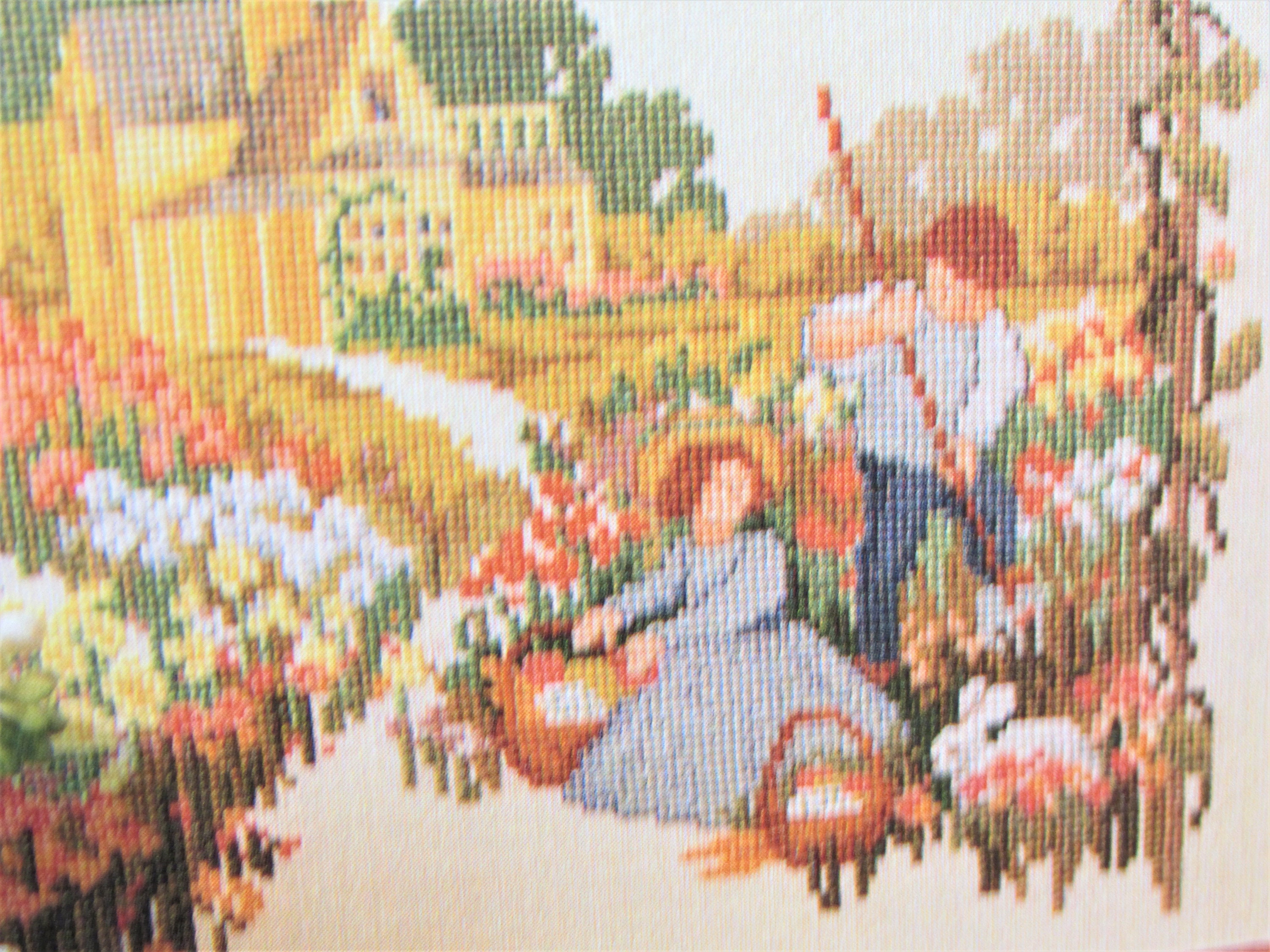 English Flower Garden Cross Stitch Pattern/ Child's Garden - Etsy