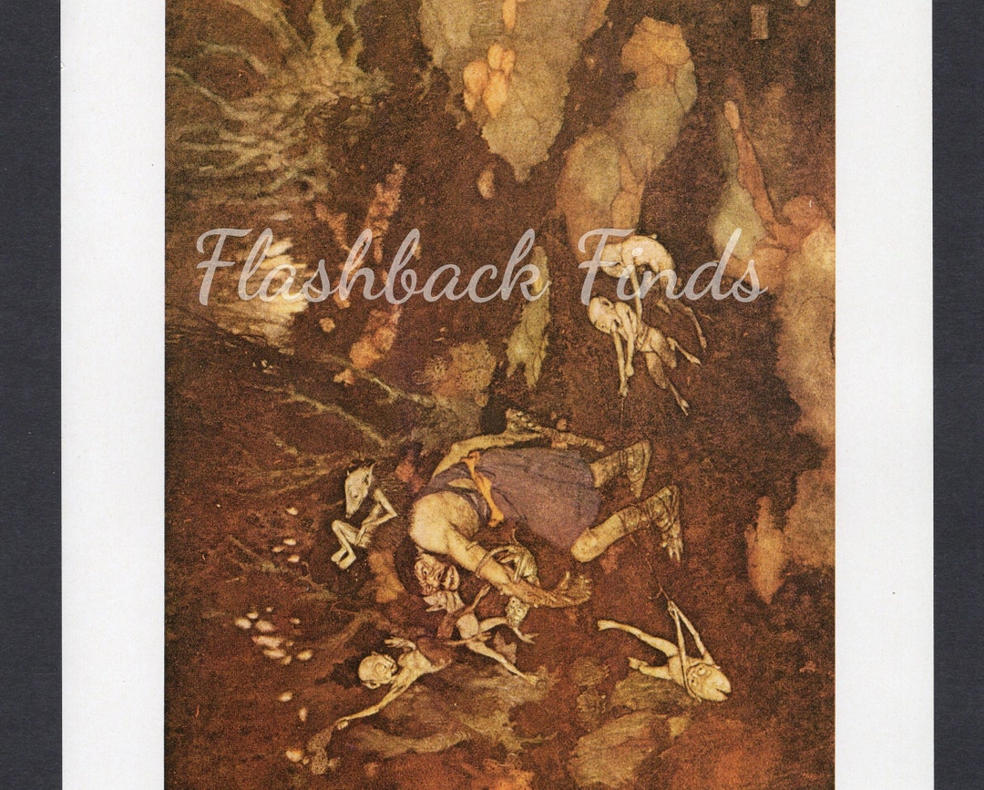The Tempest Caliban Fantasy Art Print by Edmund Dulac/ Shakespeare's ...