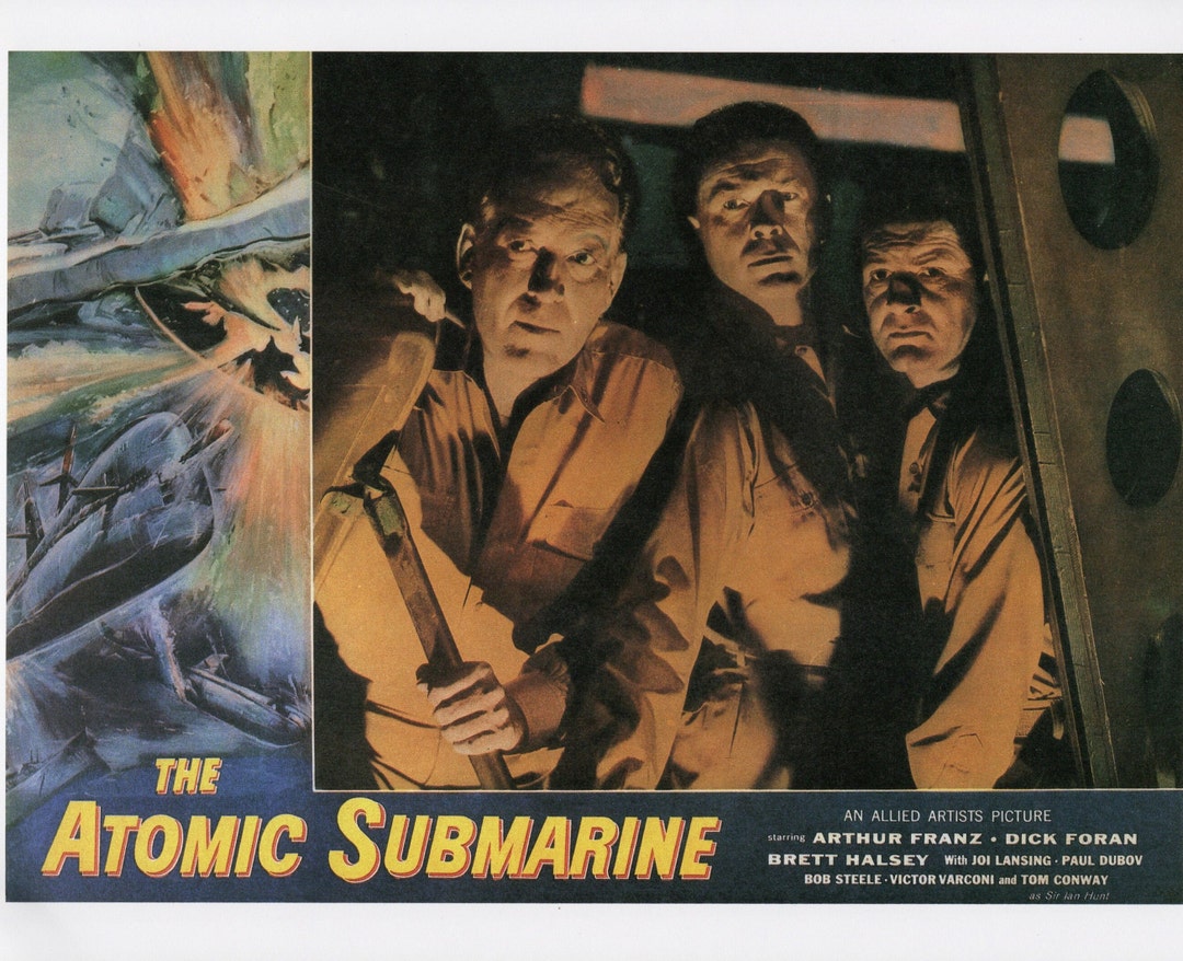 The Atomic Submarine Sci Fi Thriller Movie Poster/ Science Fiction Film ...