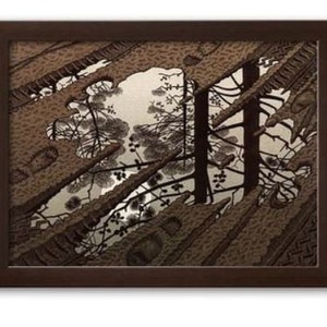 MC Escher Predestination Art Print/ Modern Relativity, Optical Illusion ...
