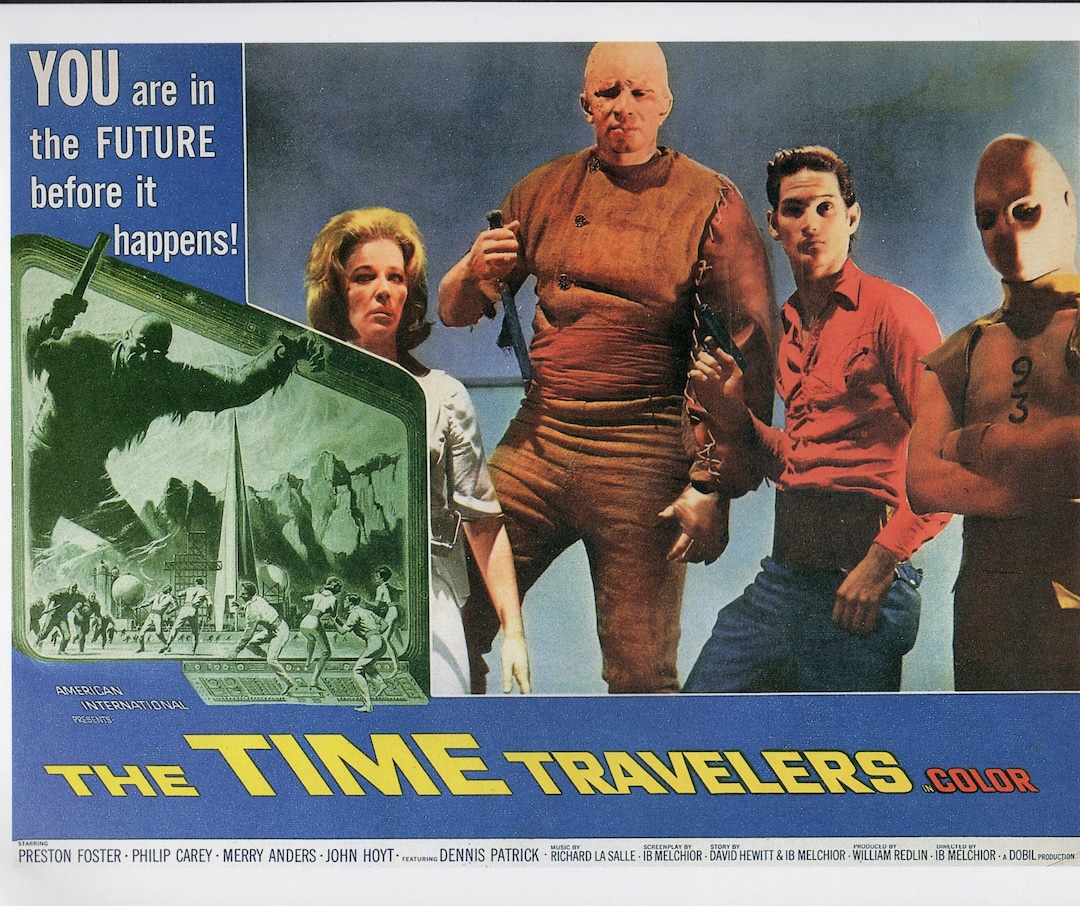 The Time Travelers Sci Fi Movie Poster/ Cheesy Science Fiction Film ...
