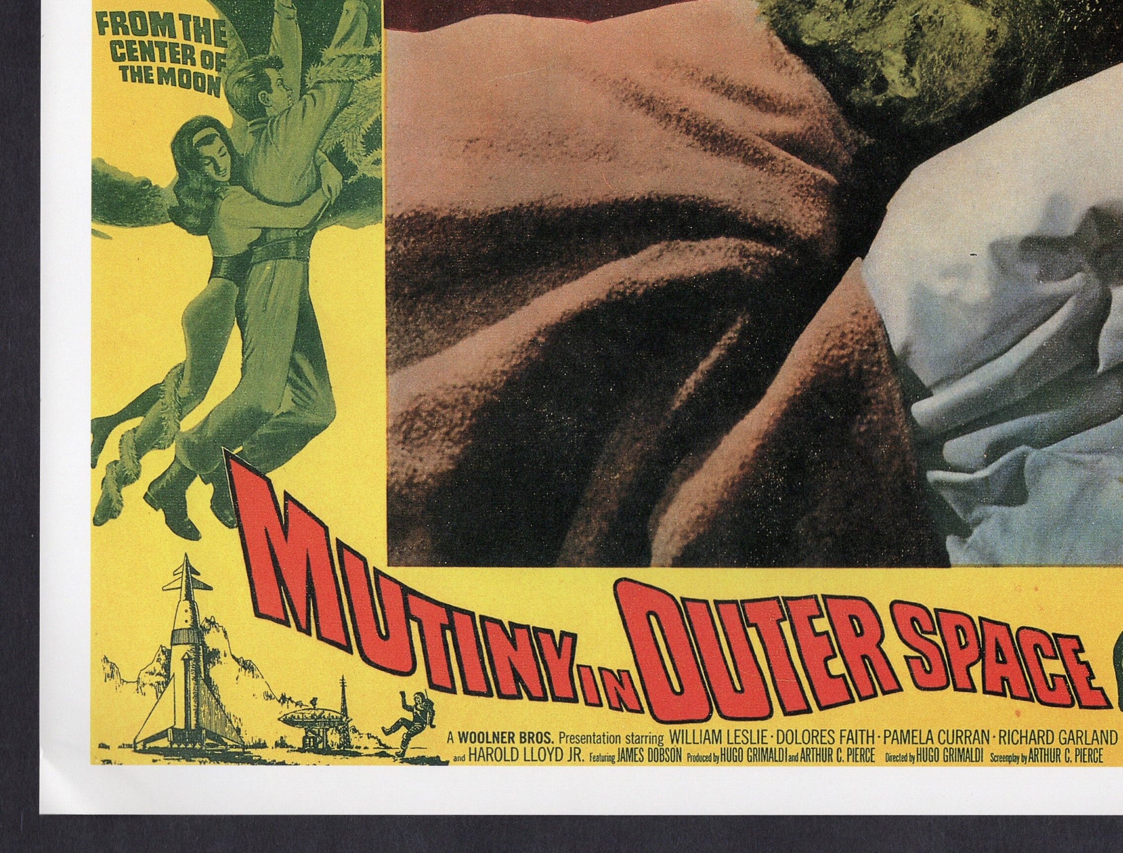Mutiny in Outer Space Sci Fi Horror Movie Poster/ Science Fiction Space ...