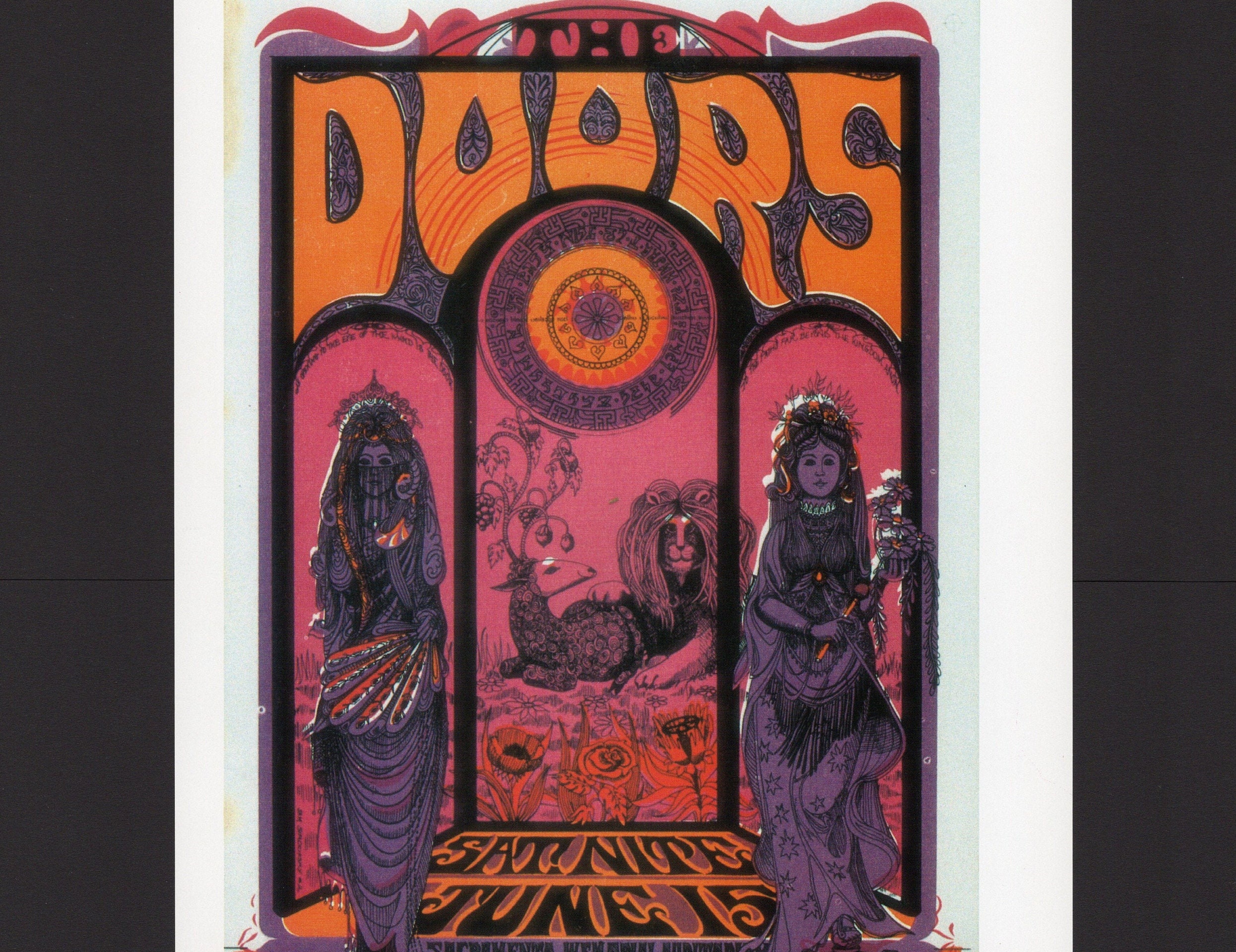 The Doors Concert Poster/ Memorial Auditorium Music Venue, Rock Poster ...