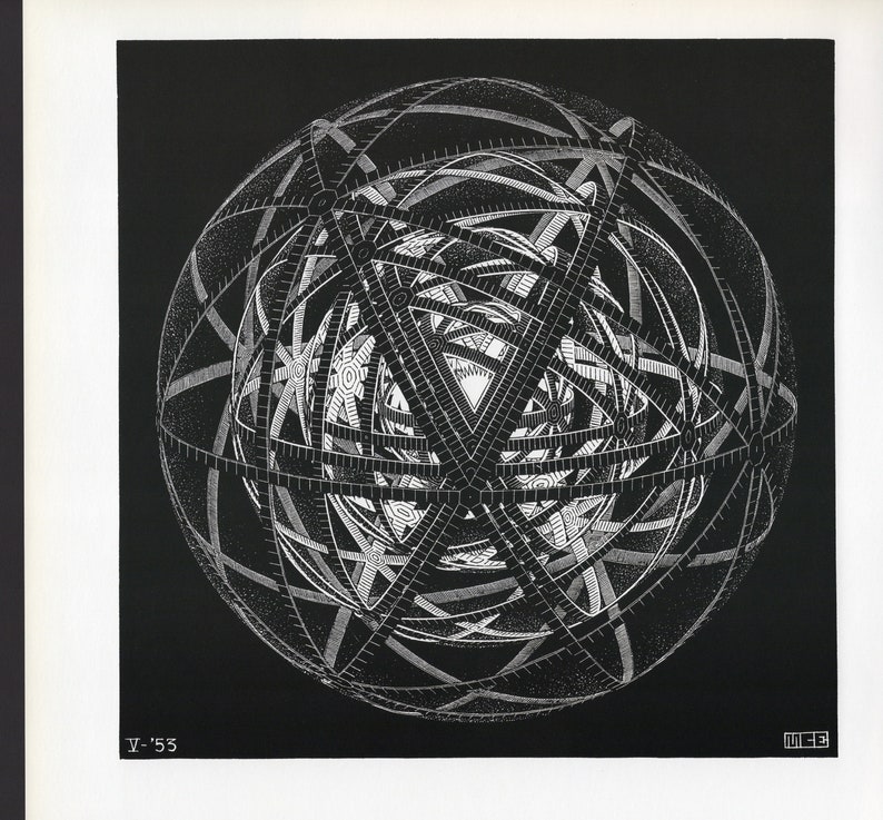 MC Escher Ants Moebius Band II Art Print/ Modern Relativity - Etsy