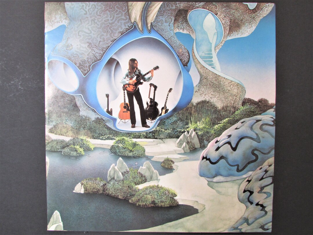 Impressão da arte da capa do álbum Steve Howe Beginnings / placa de ...
