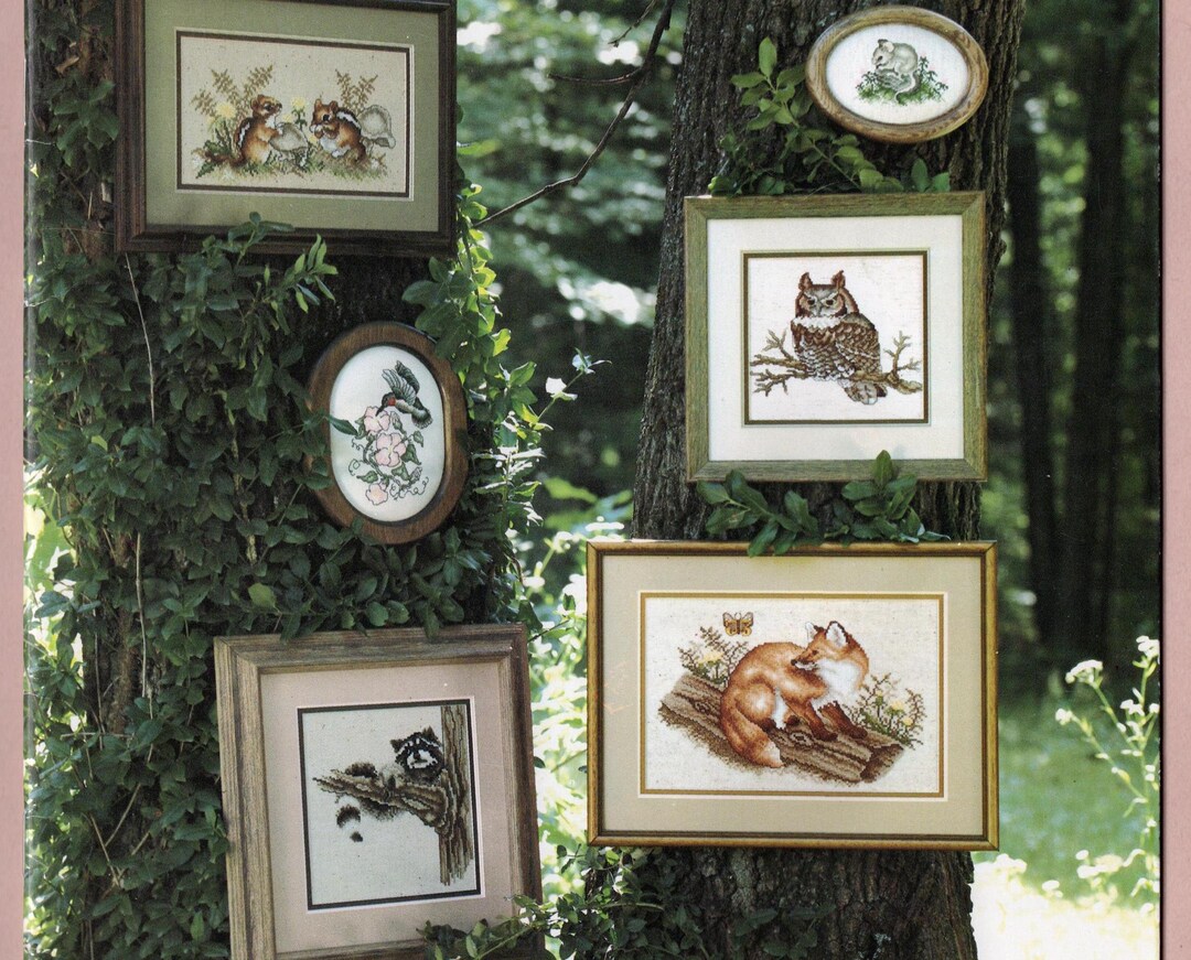 Wild Animal Cross Stitch Patterns/ Stoney Creek Book 14, in the Woods ...