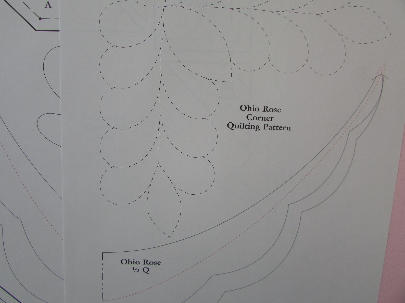 Antique Ohio Rose Quilt Pattern/ Applique Block Pattern Quilt | Etsy