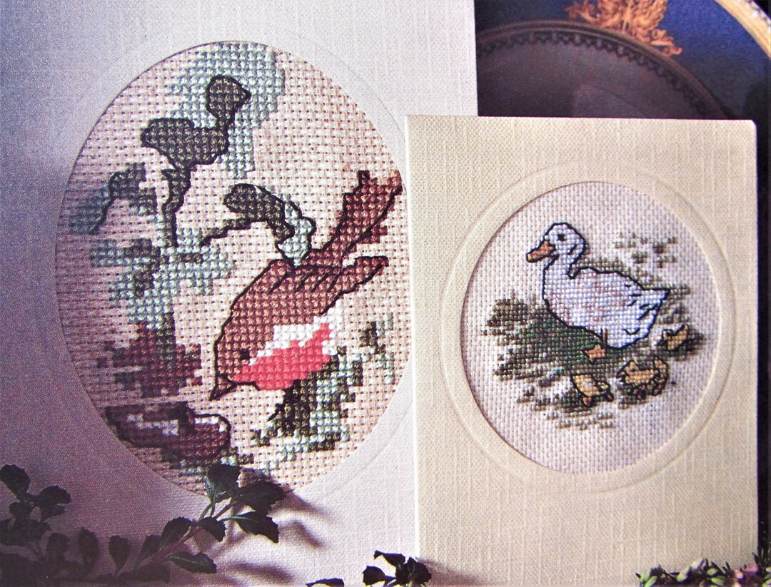 Beatrix Potter Robin Cross Stitch Pattern/ Peter Rabbit's Shoe & Jemina ...