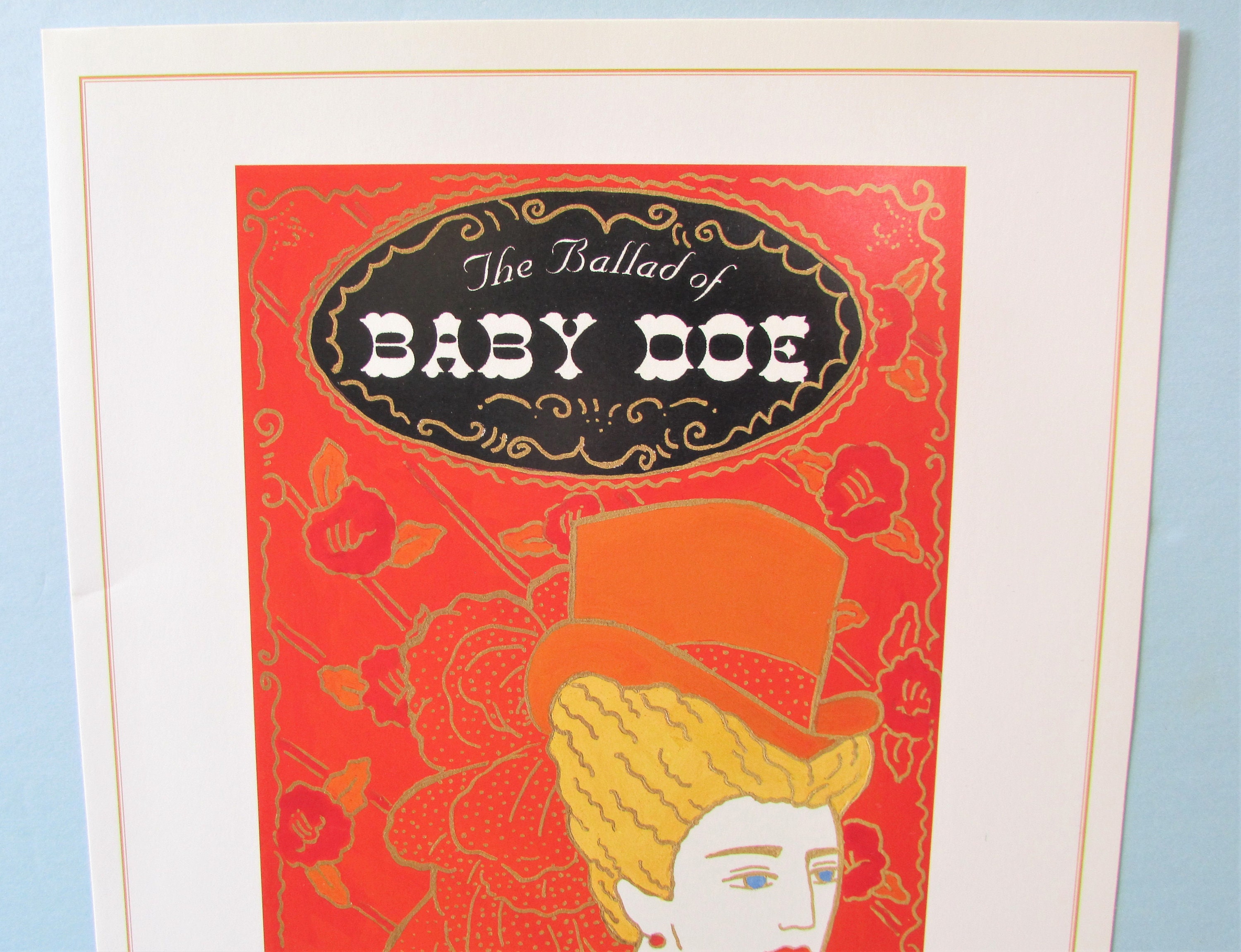 Ballad of Baby Doe Opera Art Poster by John Martinez/ Douglas - Etsy