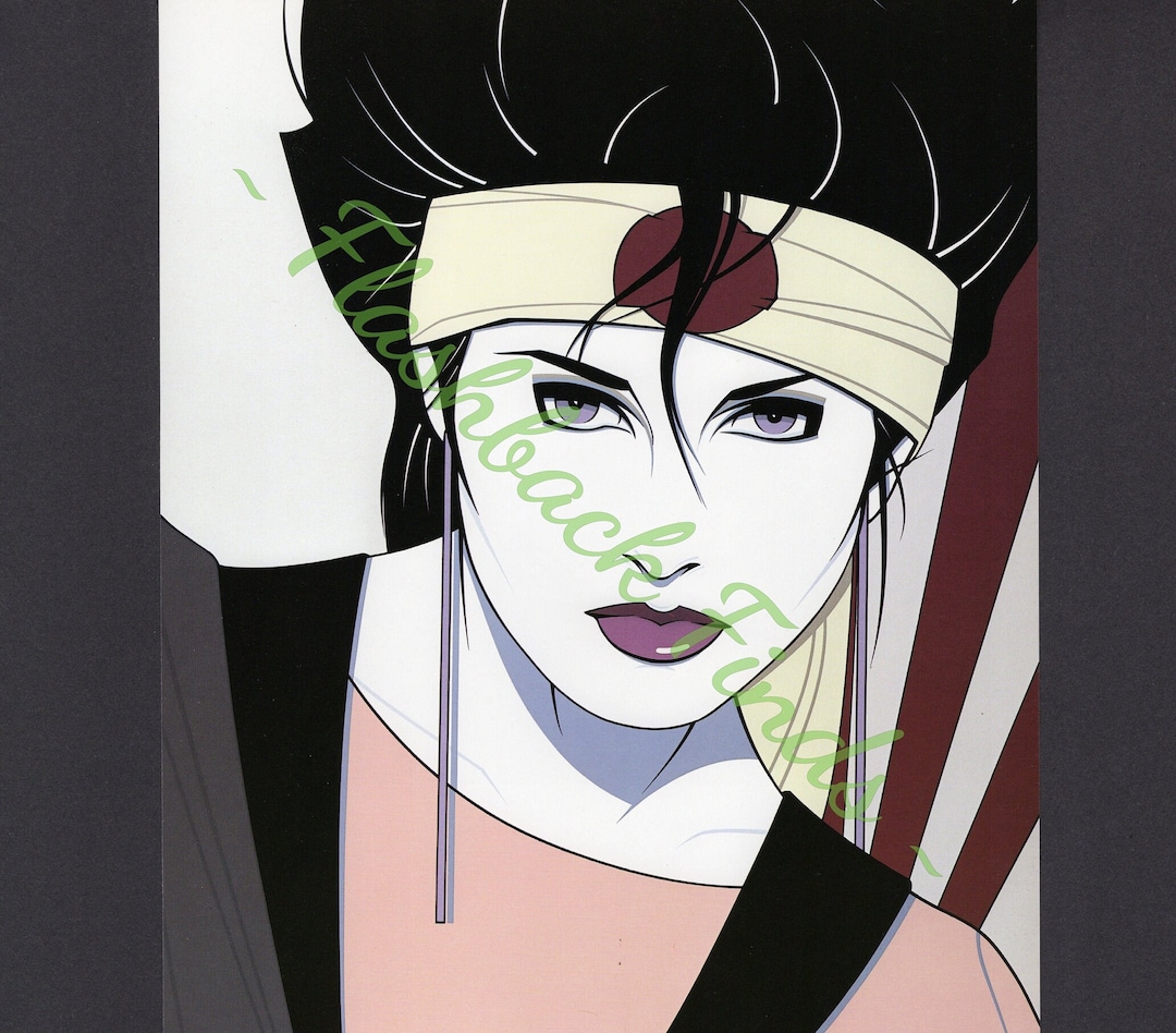 Strong Aerobics Woman Pin up Art Print, Poster by Patrick Nagel/ 1980's ...