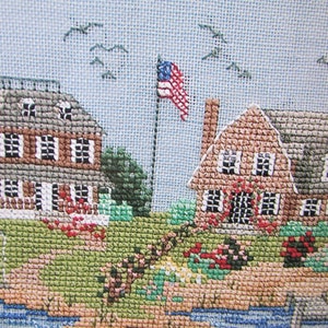 Nantucket Beach Houses Cross Stitch Pattern/ Seaside Beachfront Homes ...