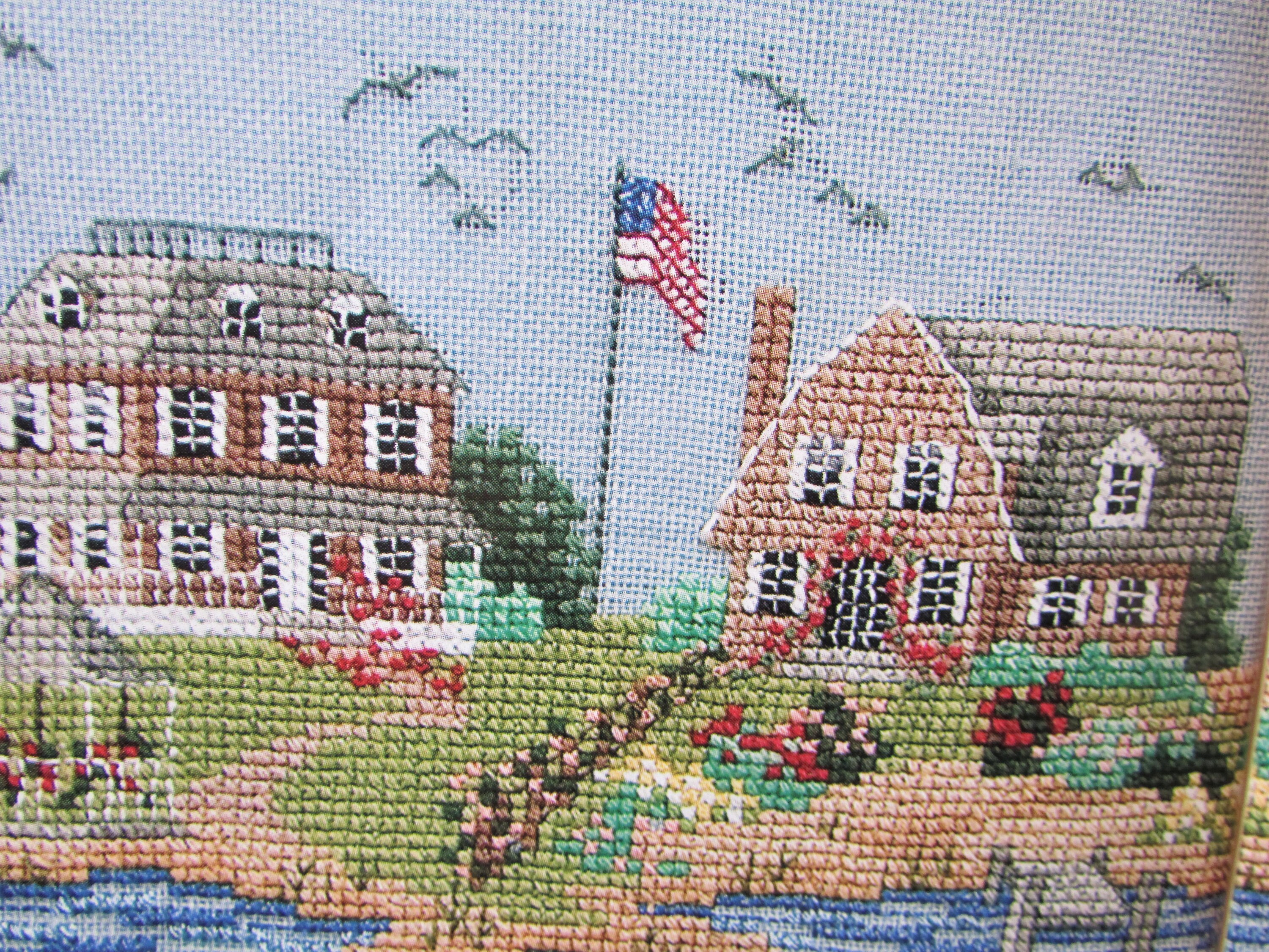 Nantucket Beach Houses Cross Stitch Pattern/ Seaside Beachfront Homes ...