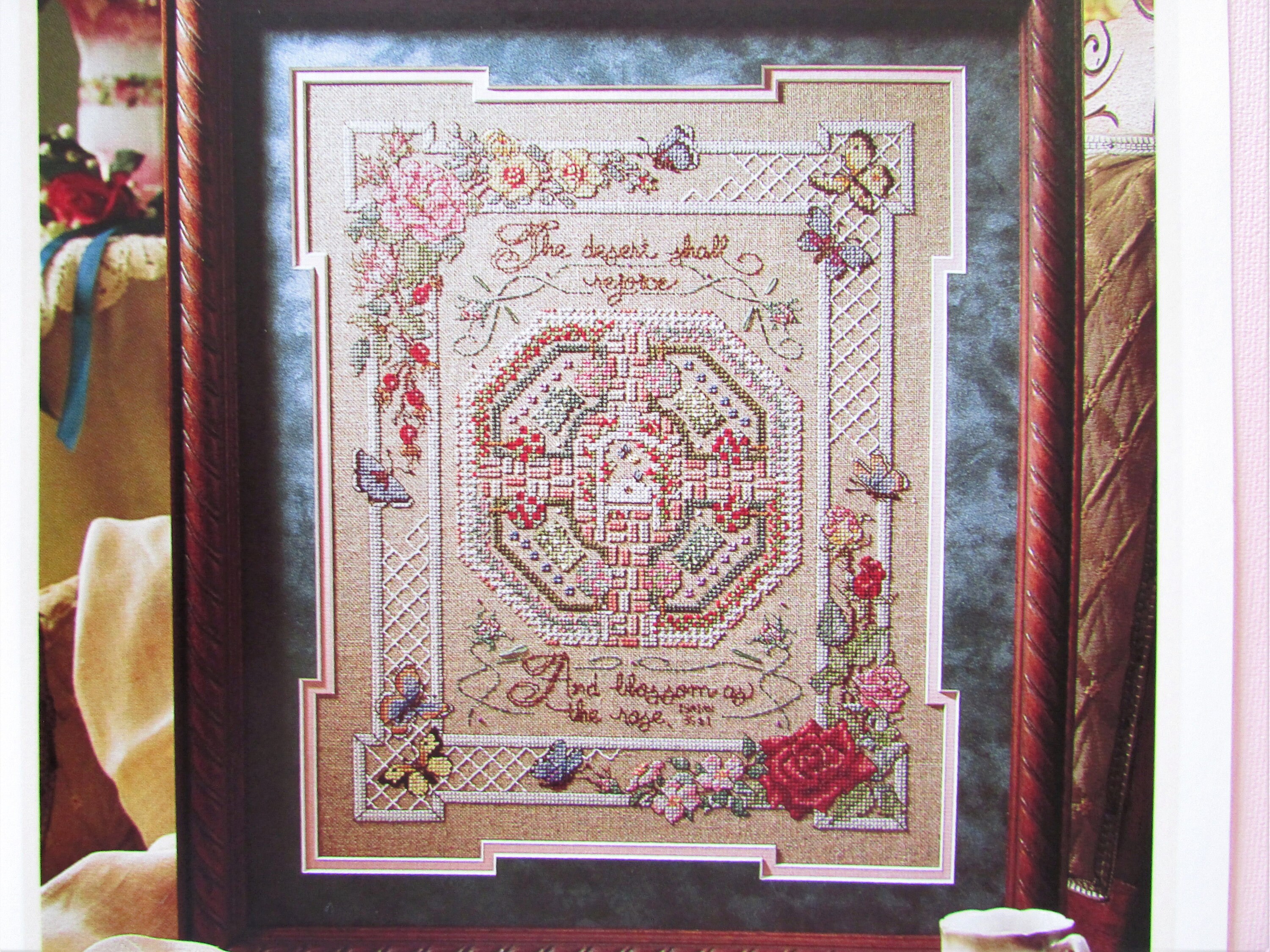 Rose Garden Sampler Cross Stitch Pattern/ Flower Garden With - Etsy