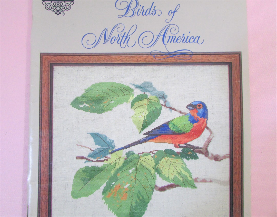 12 Bird Cross Stitch Sampler Patterns/ Birds of North America Book ...
