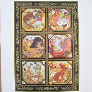 Hare, Rabbit Cross Stitch Sampler Pattern/ Realistic Wild Animal ...