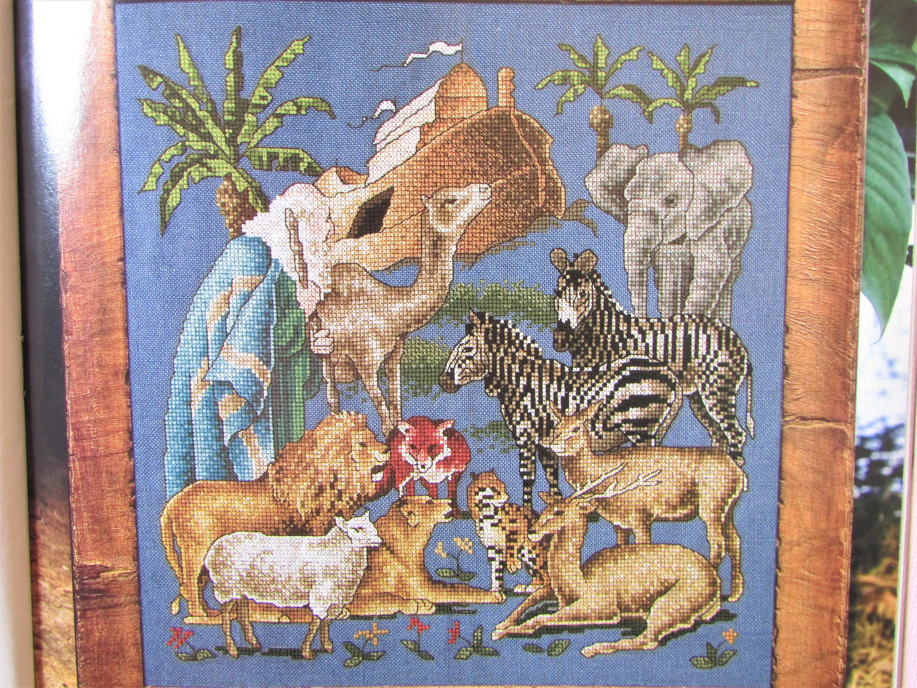 Noah's Ark African Animal Cross Stitch Sampler Pattern/ Two by Two ...