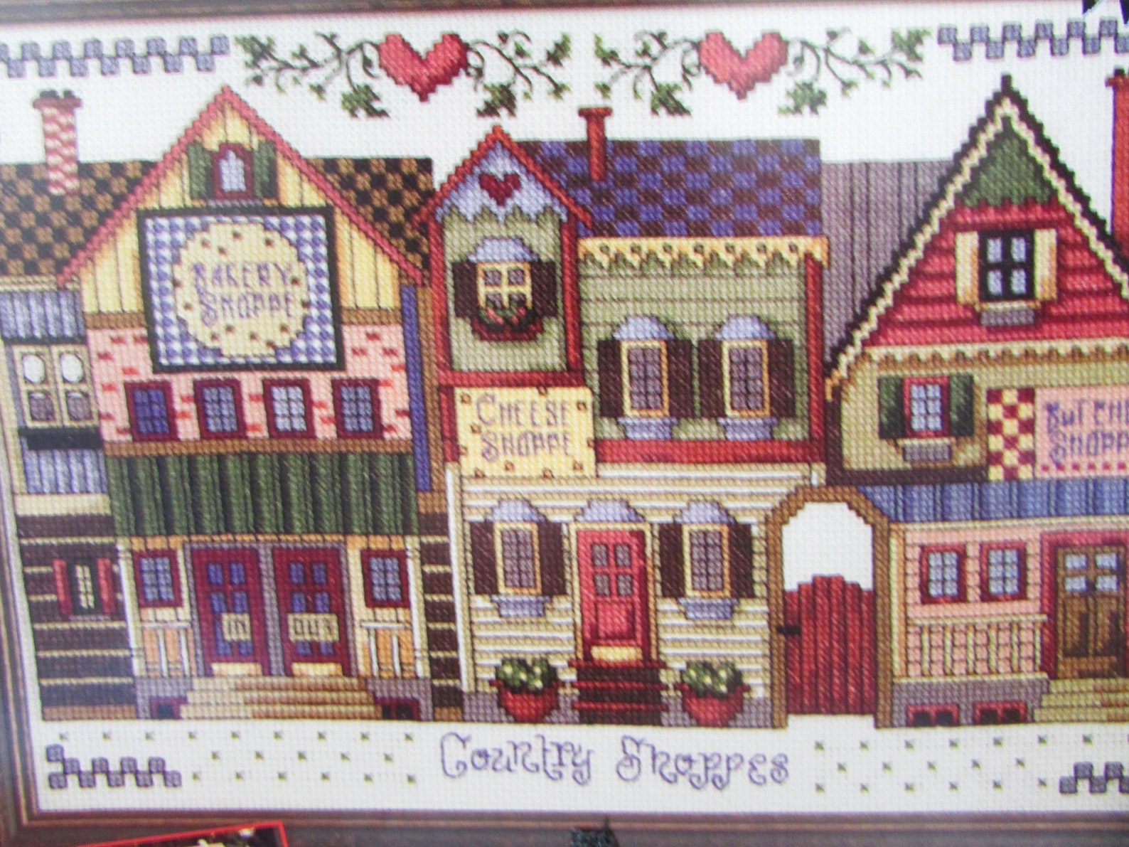 Victorian Country Shops Cross Stitch Sampler Pattern/ Bank - Etsy