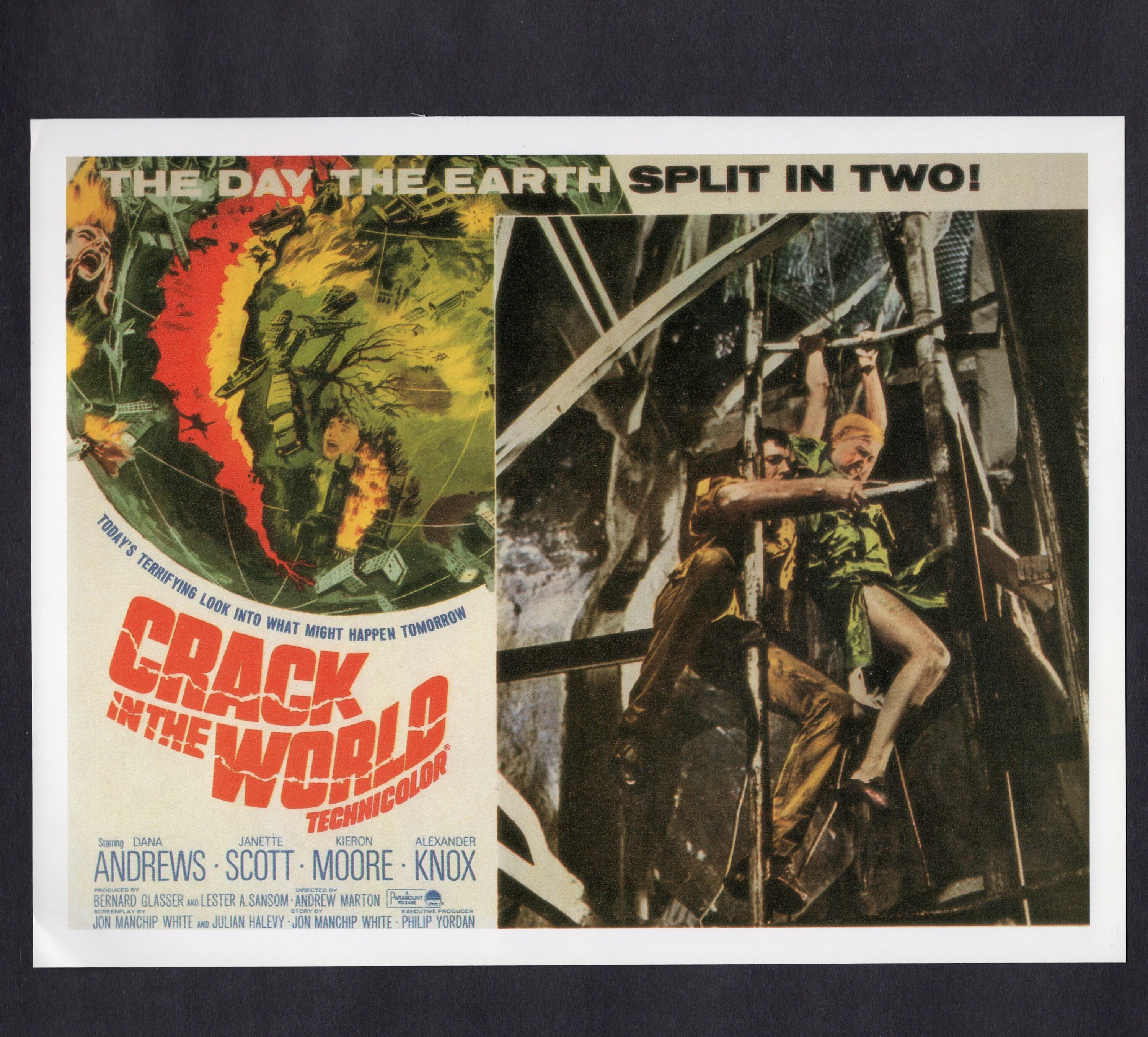 Crack in the World Sci Fi Movie Poster/ Science Fiction - Etsy