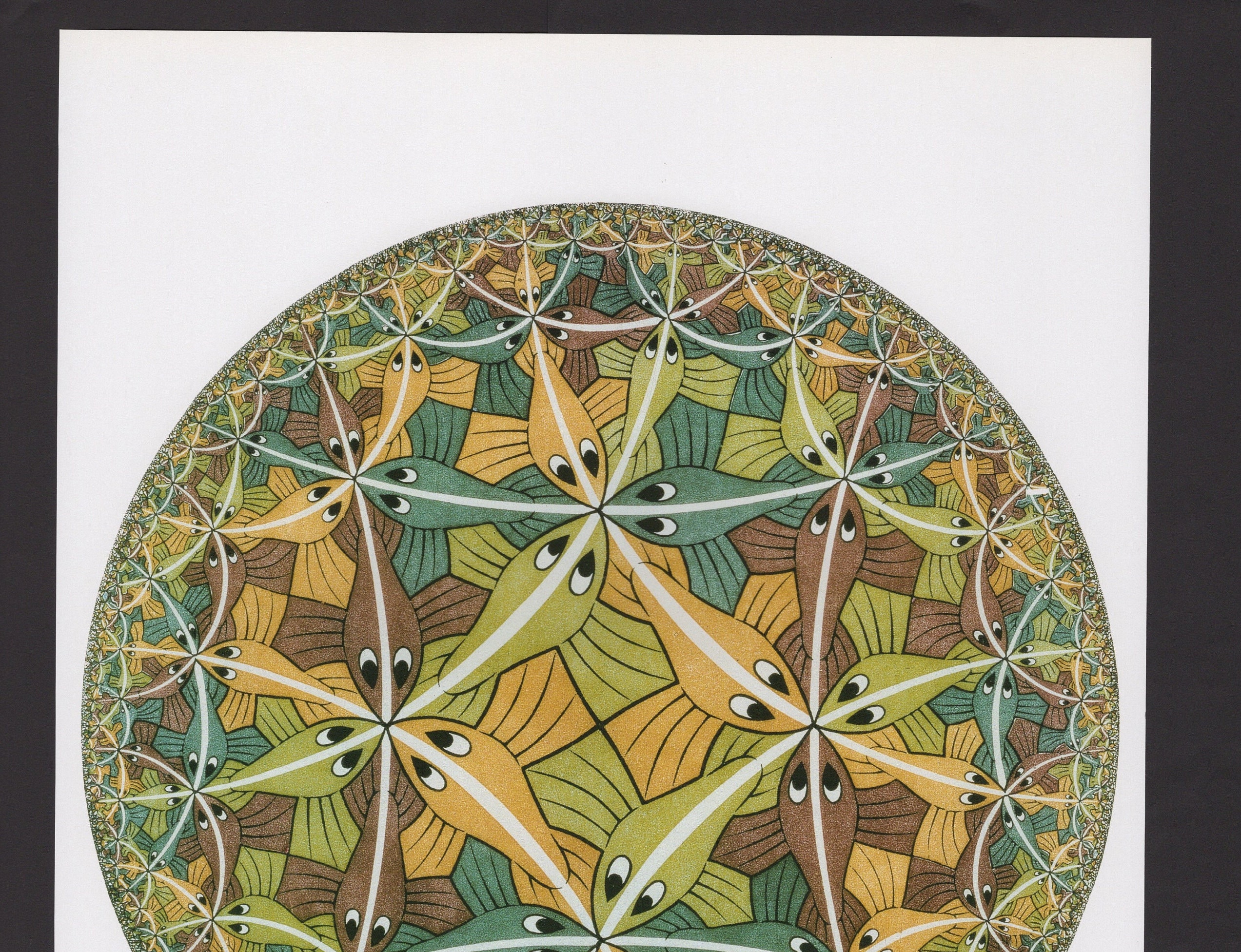 MC Escher Circle Limit III Art Print/ Modern Relativity, Optical ...
