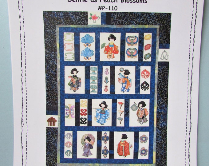 Japanese Geisha Quilt Pattern by Nancy Hieronymus Barrett/ Gentle as ...
