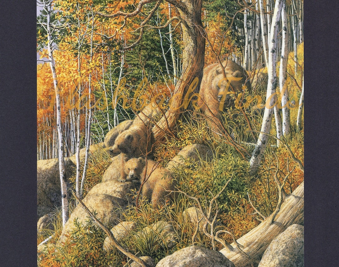 Wilderness! Wilderness? Bear Art Print by Bev Doolittle/ Grizzly Bear ...