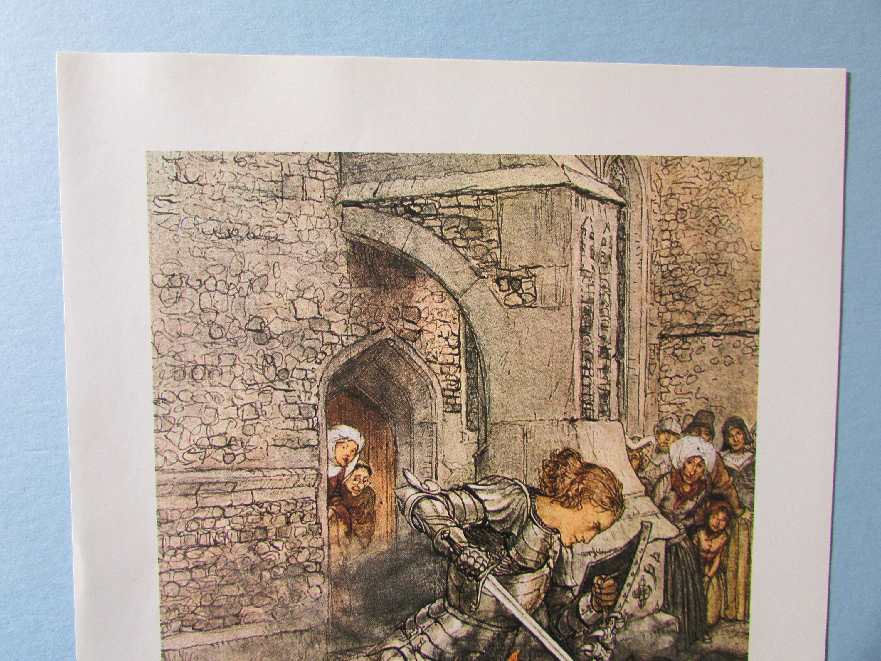 Romance of King Arthur Fantasy Art Print by Arthur Rackham/ | Etsy