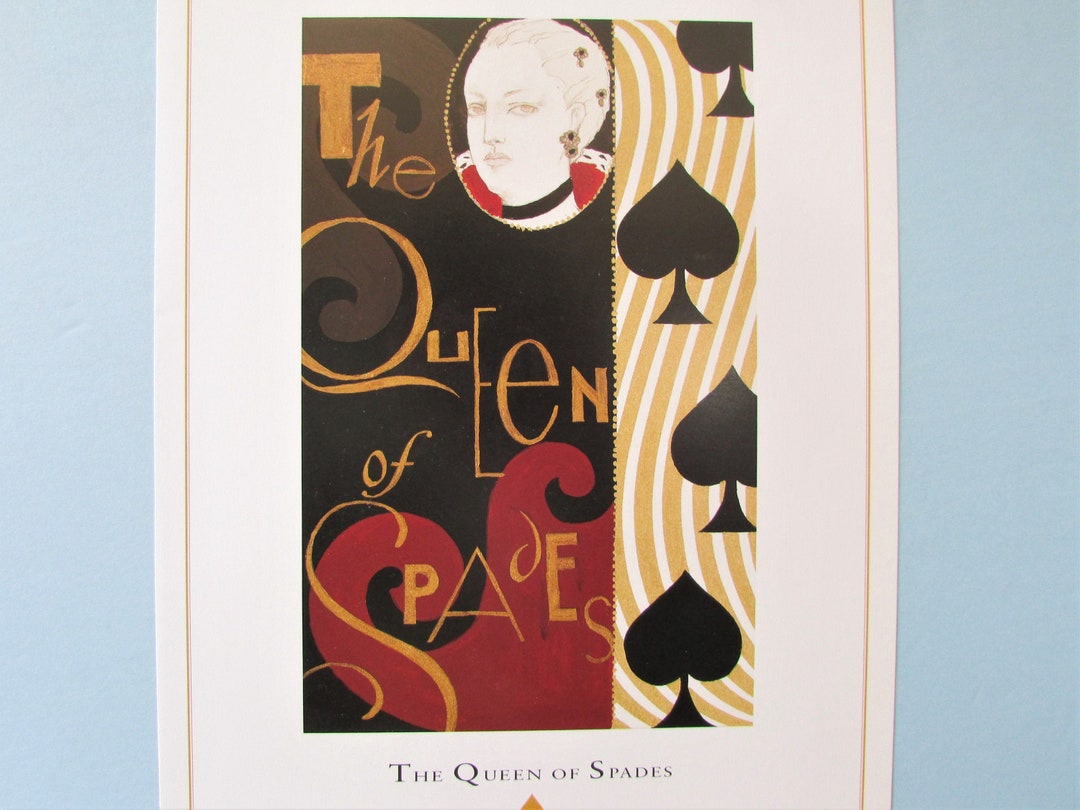 The Queen of Spades Opera Art Poster by John Martinez/ Tchaikovsky 1890 ...