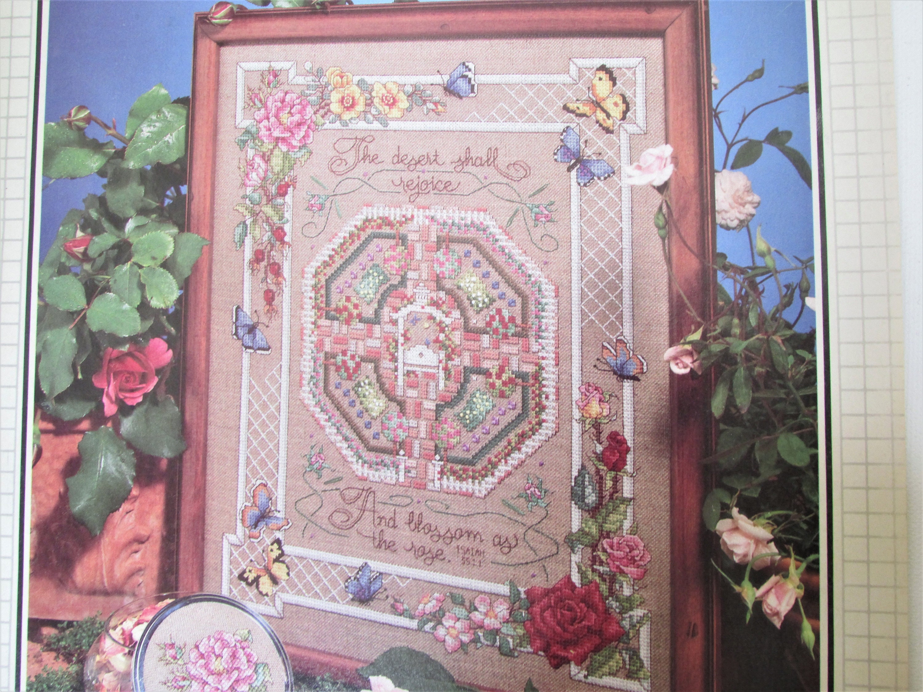 Rose Garden Sampler Cross Stitch Pattern/ Flower Garden With - Etsy