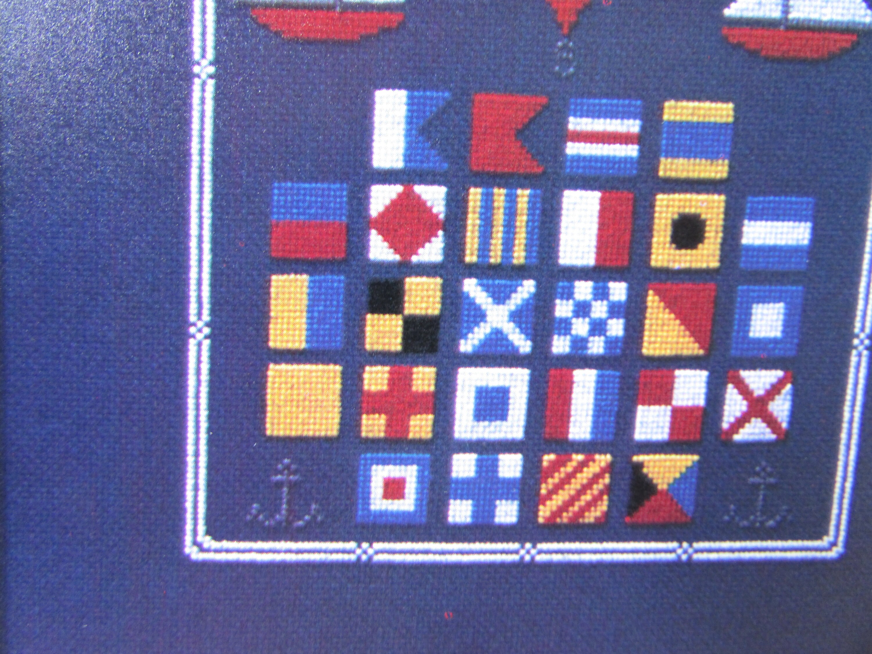Nautical Signal Flags Sampler Cross Stitch Pattern/ | Etsy