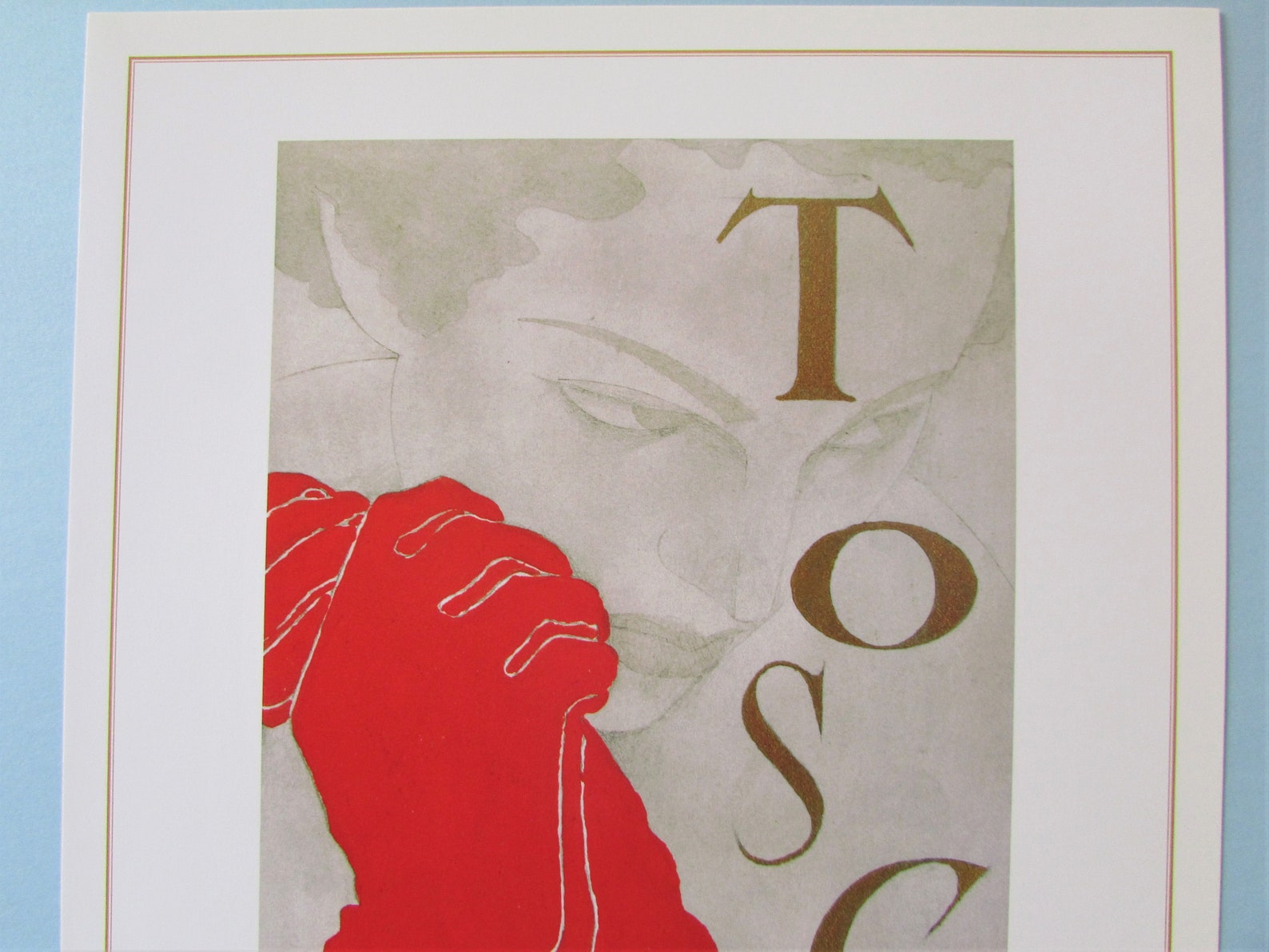 La Tosca Opera Art Poster by John Martinez/ Giacomo Puccini | Etsy