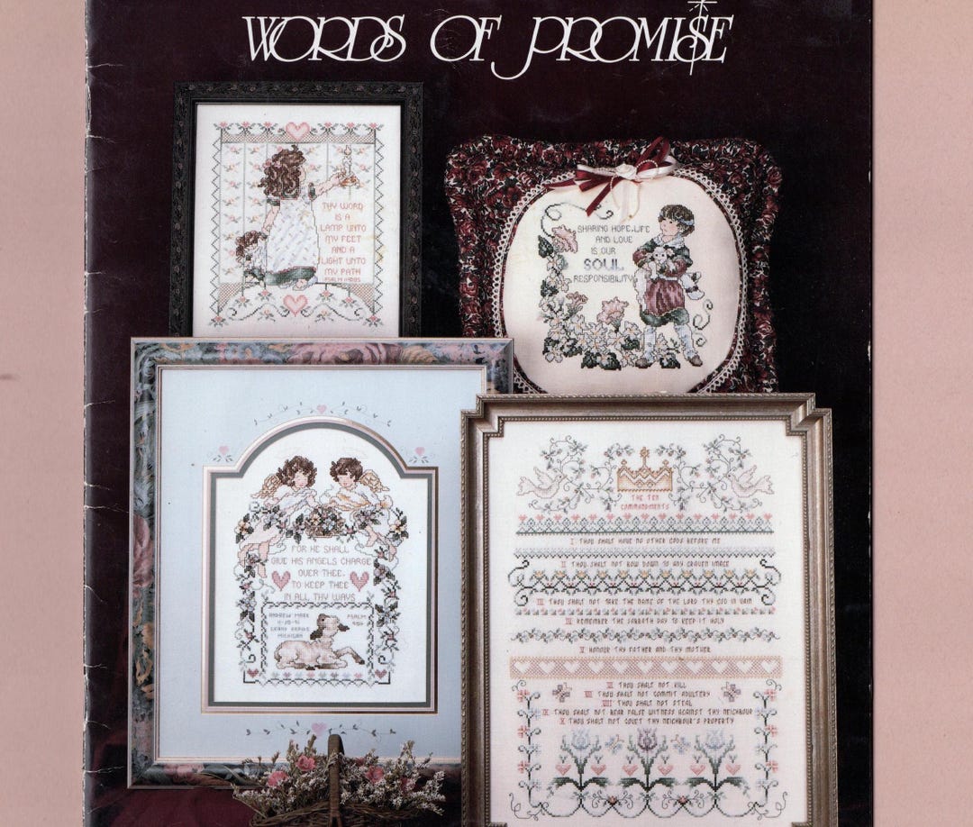 Ten Commandments Cross Stitch Patterns/ Stoney Creek Book 101. Bible ...