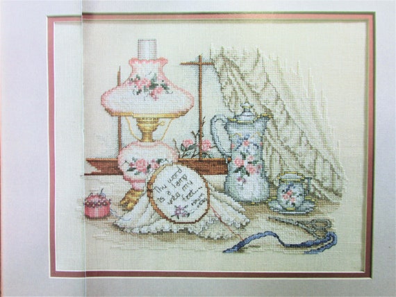 Oil Lamp & Tea Teapot Cross Stitch Pattern/ Thy Word. - Etsy