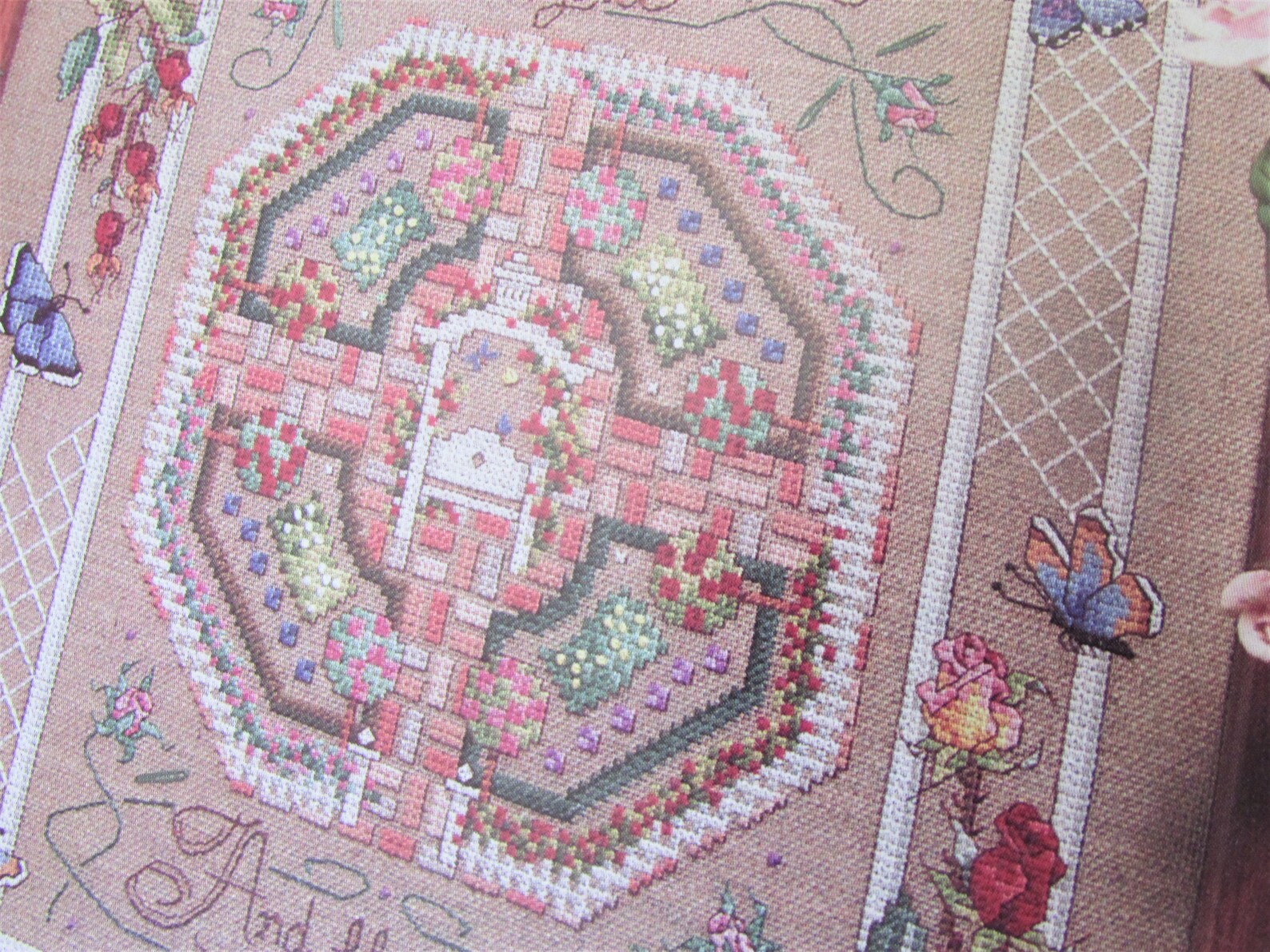Rose Garden Sampler Cross Stitch Pattern/ Flower Garden With | Etsy Canada