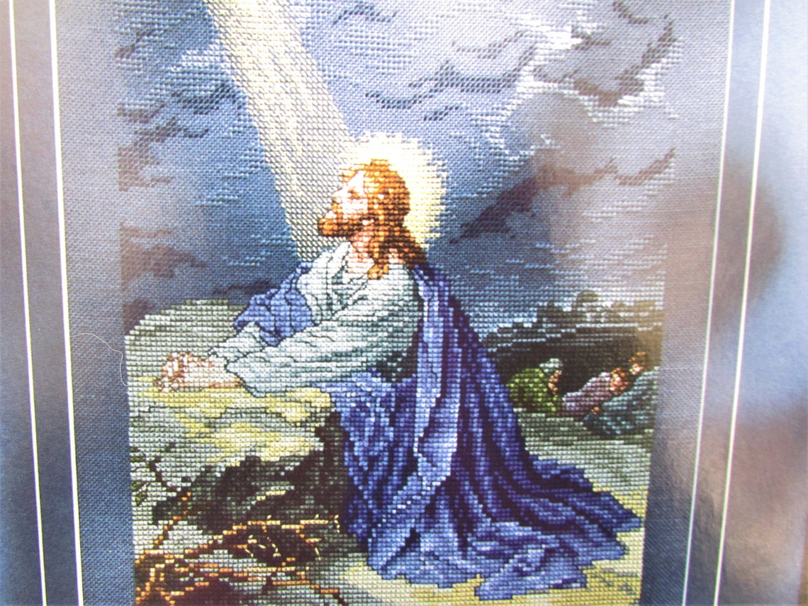 Jesus at Gethsemane Cross Stitch Pattern/ Christian Religious | Etsy