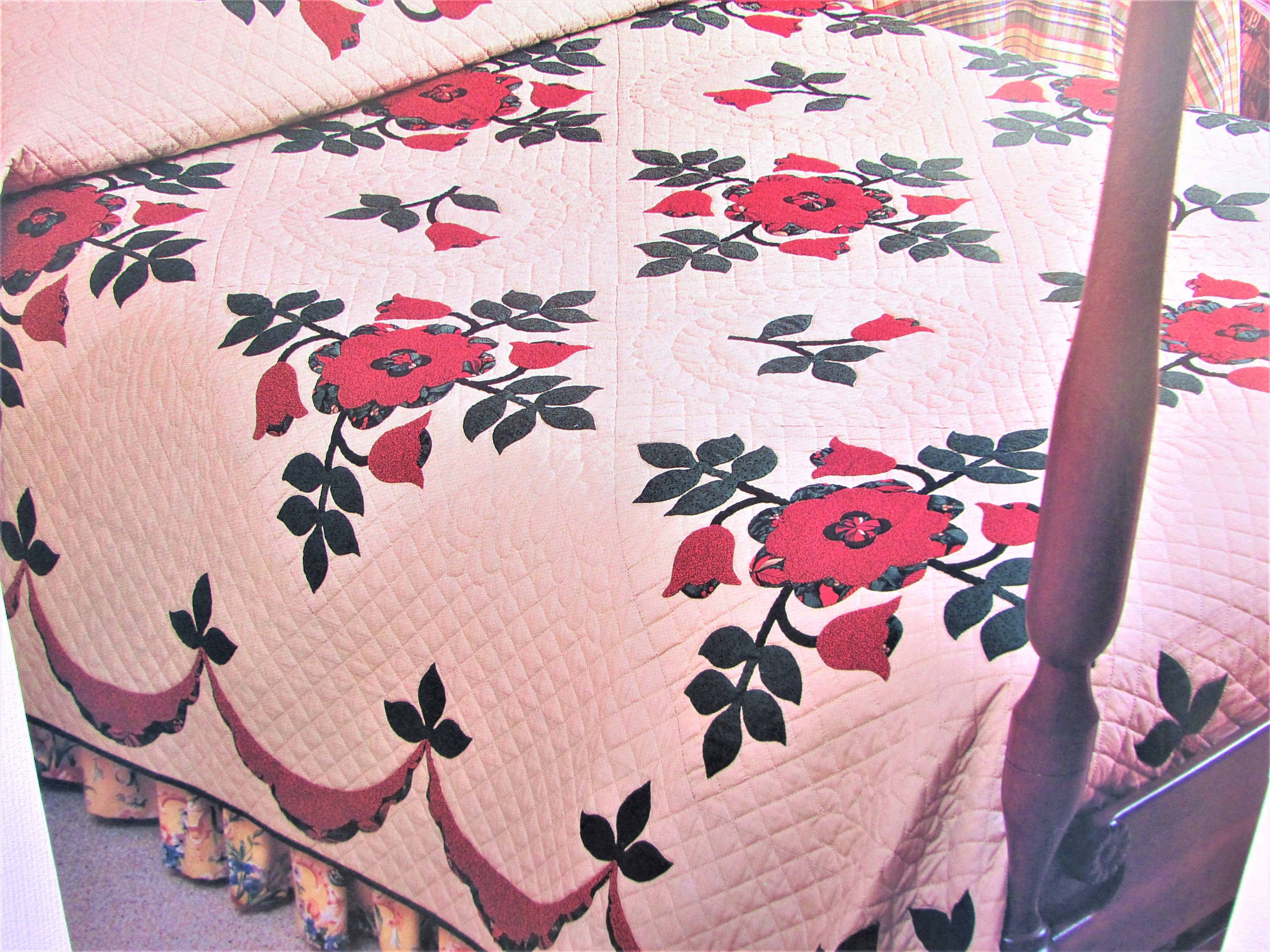 Antique Ohio Rose Quilt Pattern/ Applique Block Pattern Quilt | Etsy