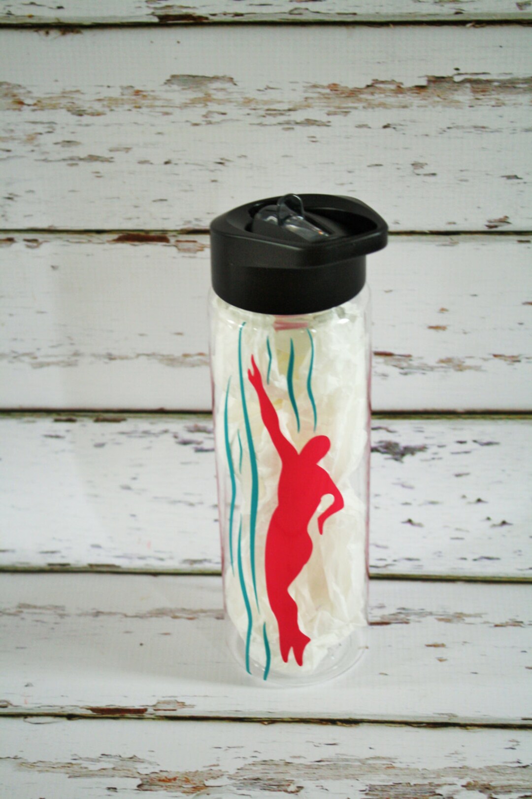 Personalized Swimmer Water Bottle-swimming Water Bottle Team - Etsy