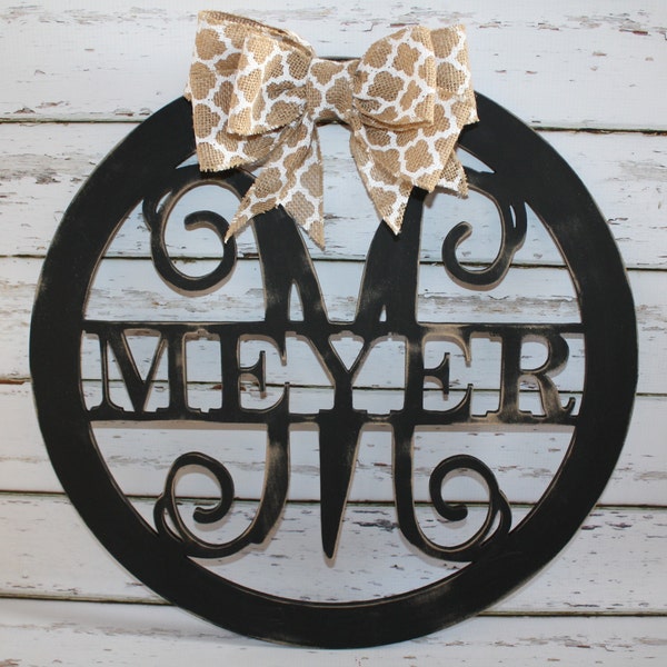 Initial Wall Hanging - Etsy